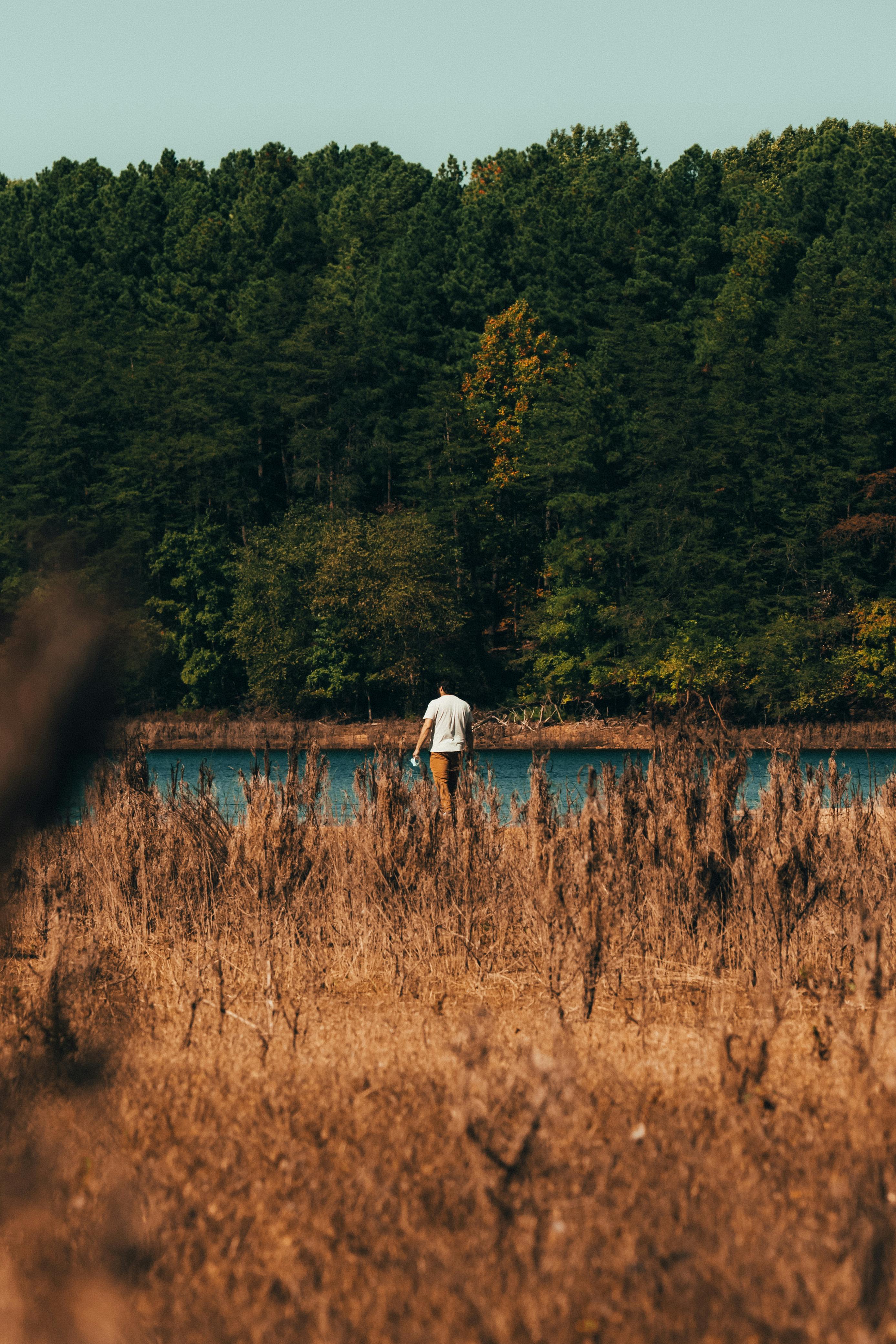Photo of a Man Walking Outside · Free Stock Photo