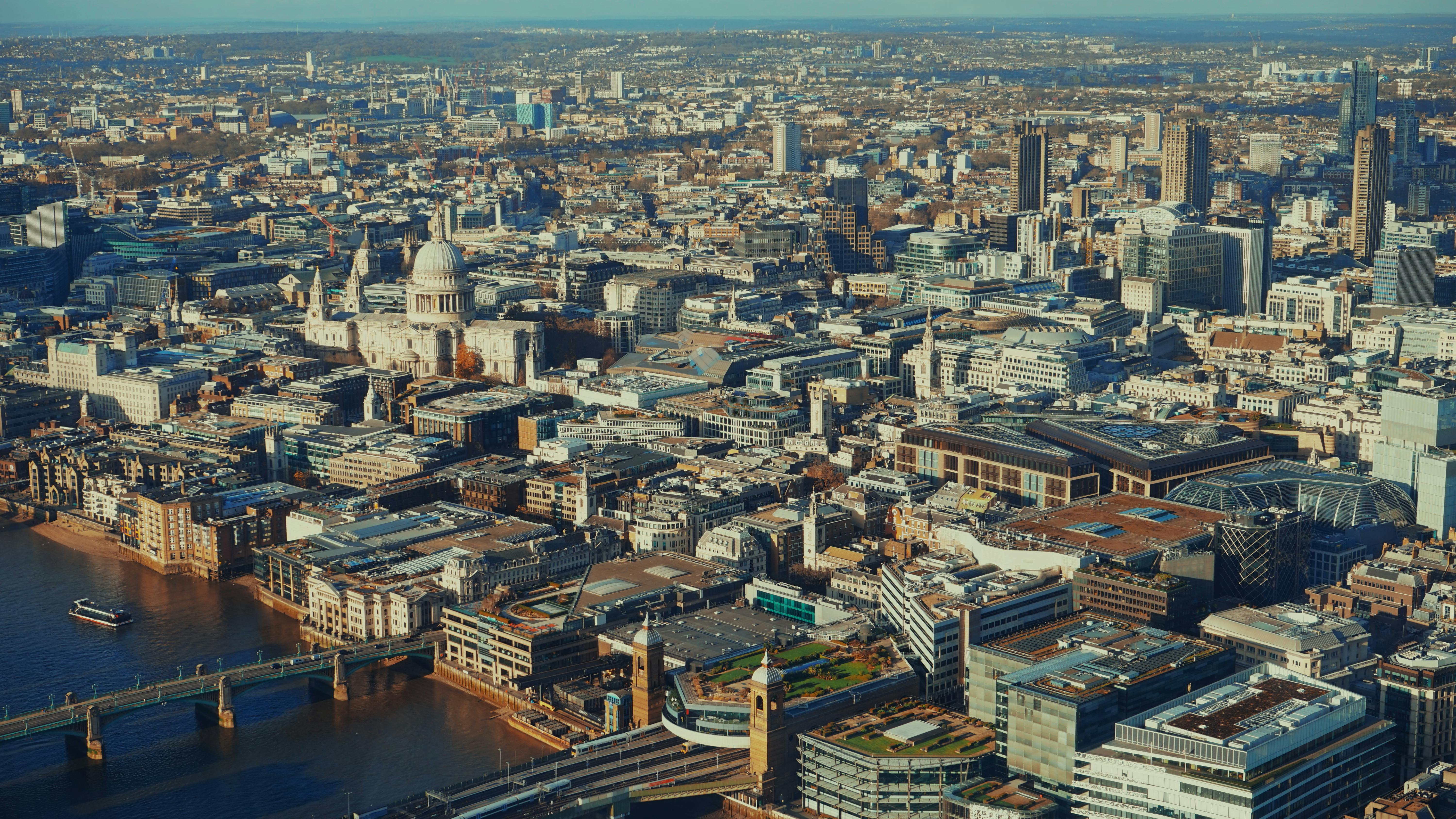 Bird's Eye View of Rooftops · Free Stock Photo