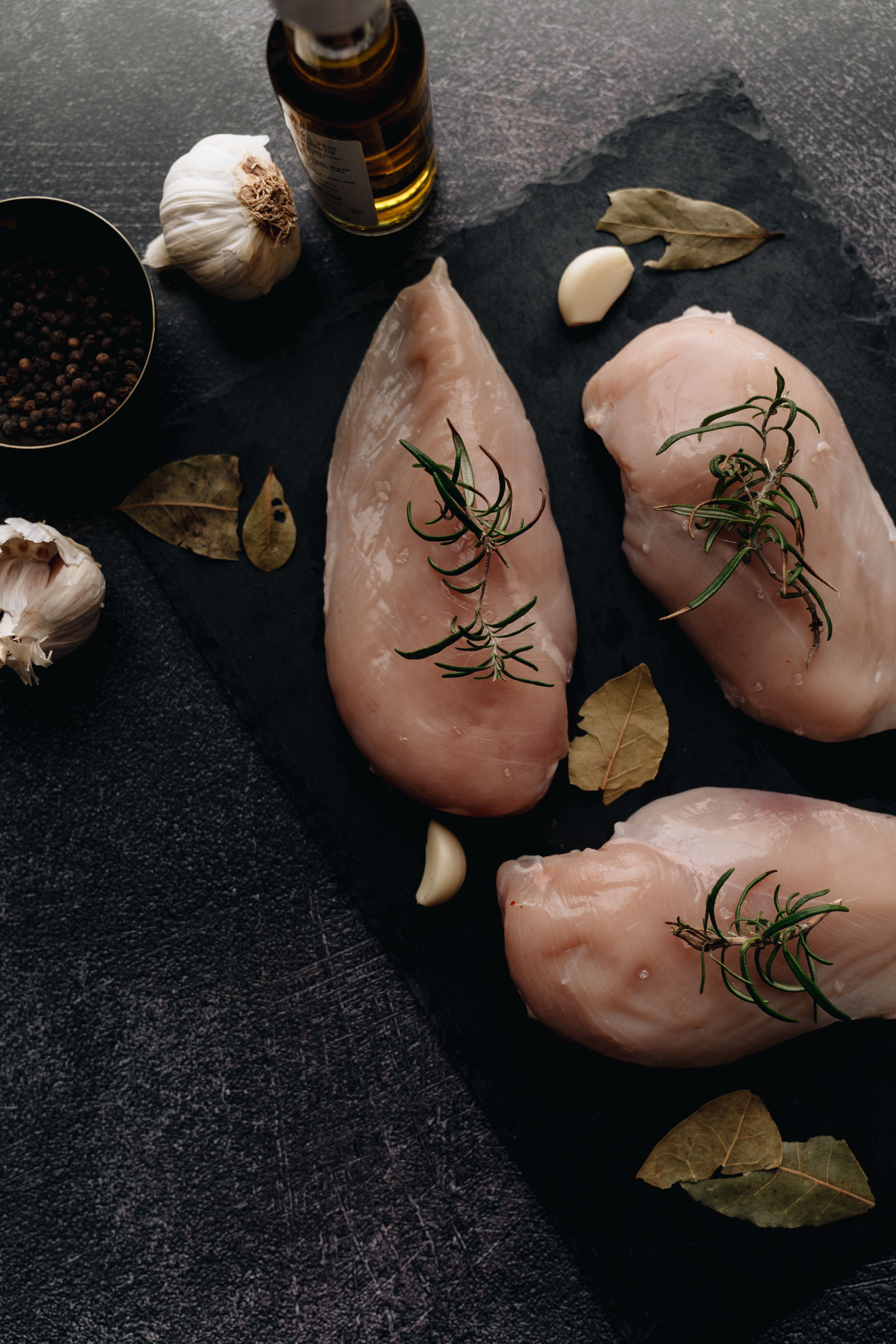 Close-Up Shot of Raw Chicken Breasts · Free Stock Photo
