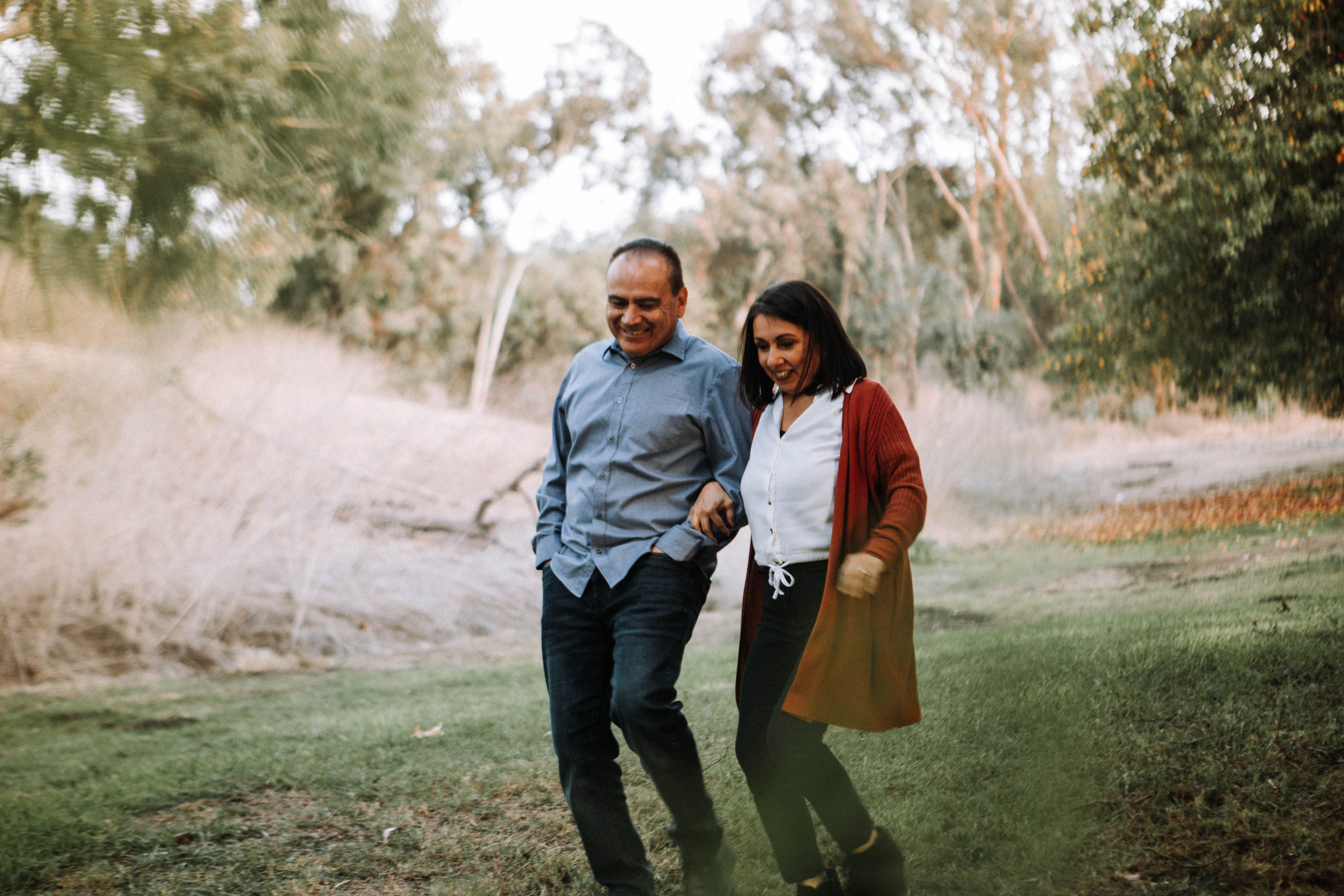 Family Walking Together Outdoors · Free Stock Photo