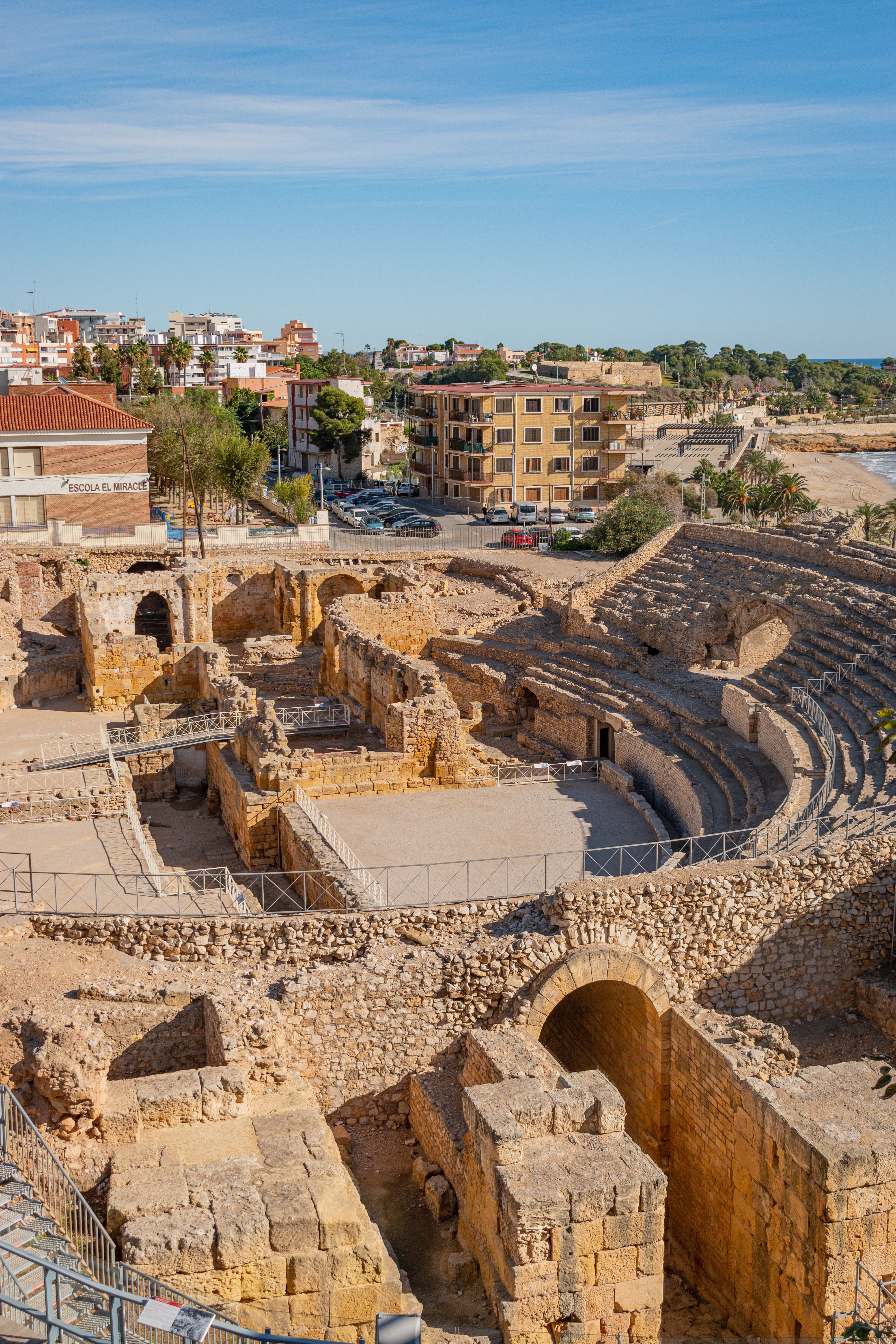 Aerial View of a Coliseum · Free Stock Photo