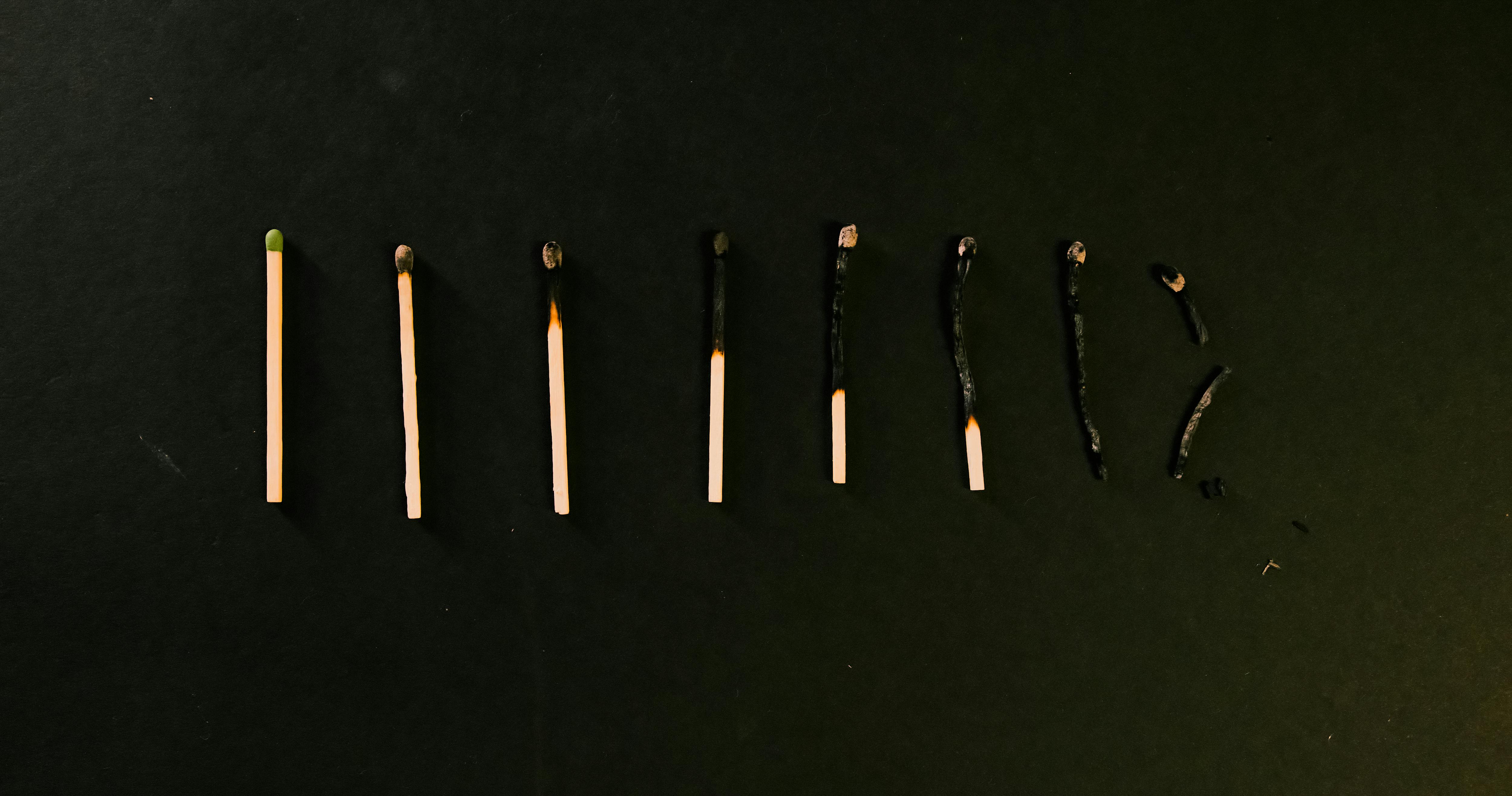 A Burnt Match Sticks · Free Stock Photo