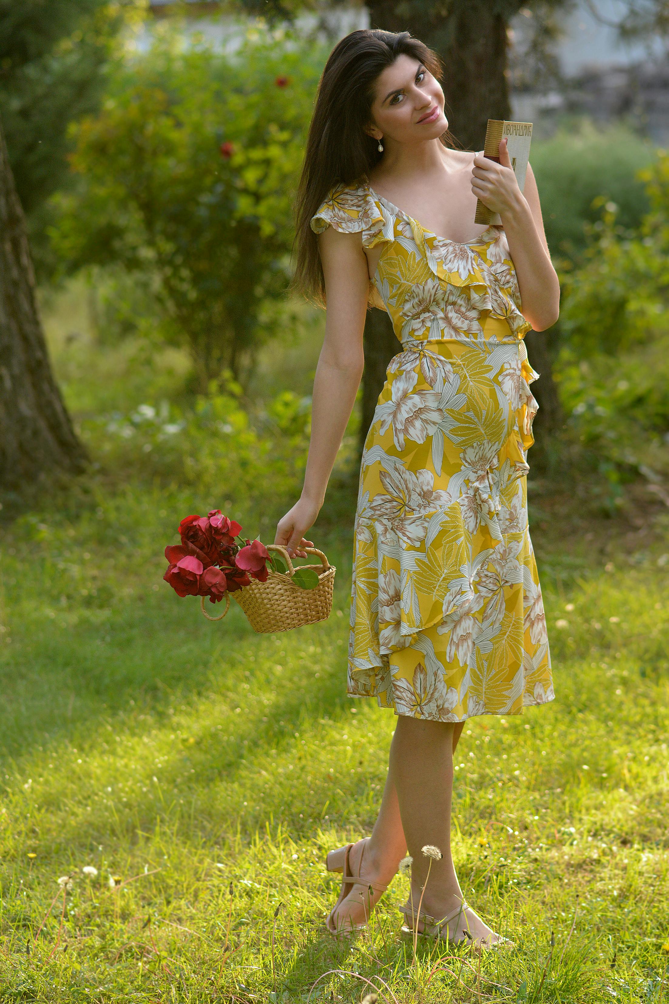 Smiling Woman Standing · Free Stock Photo