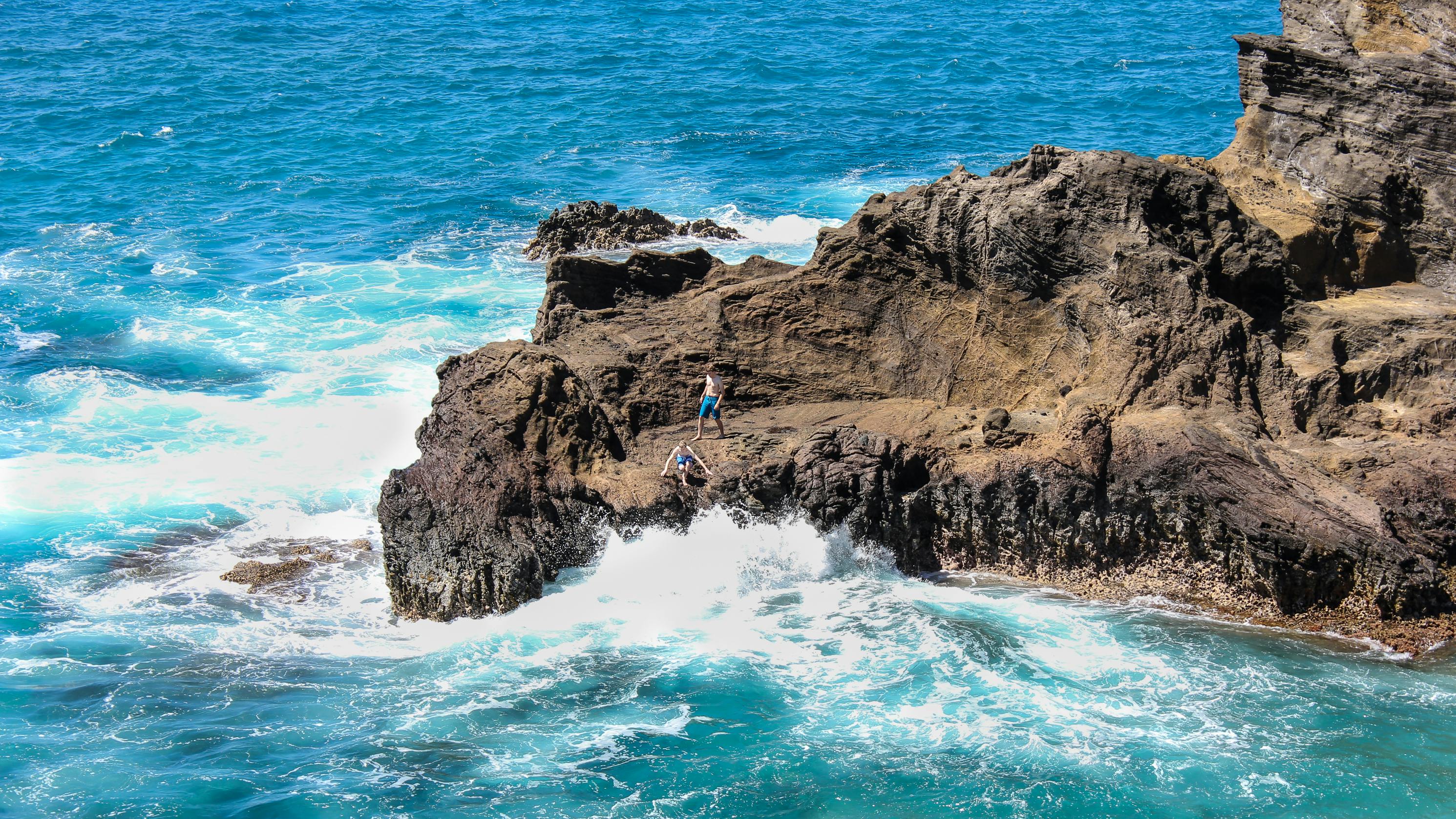 Time Lapse Photography of Man Jumping From Mountain Cliff · Free Stock ...