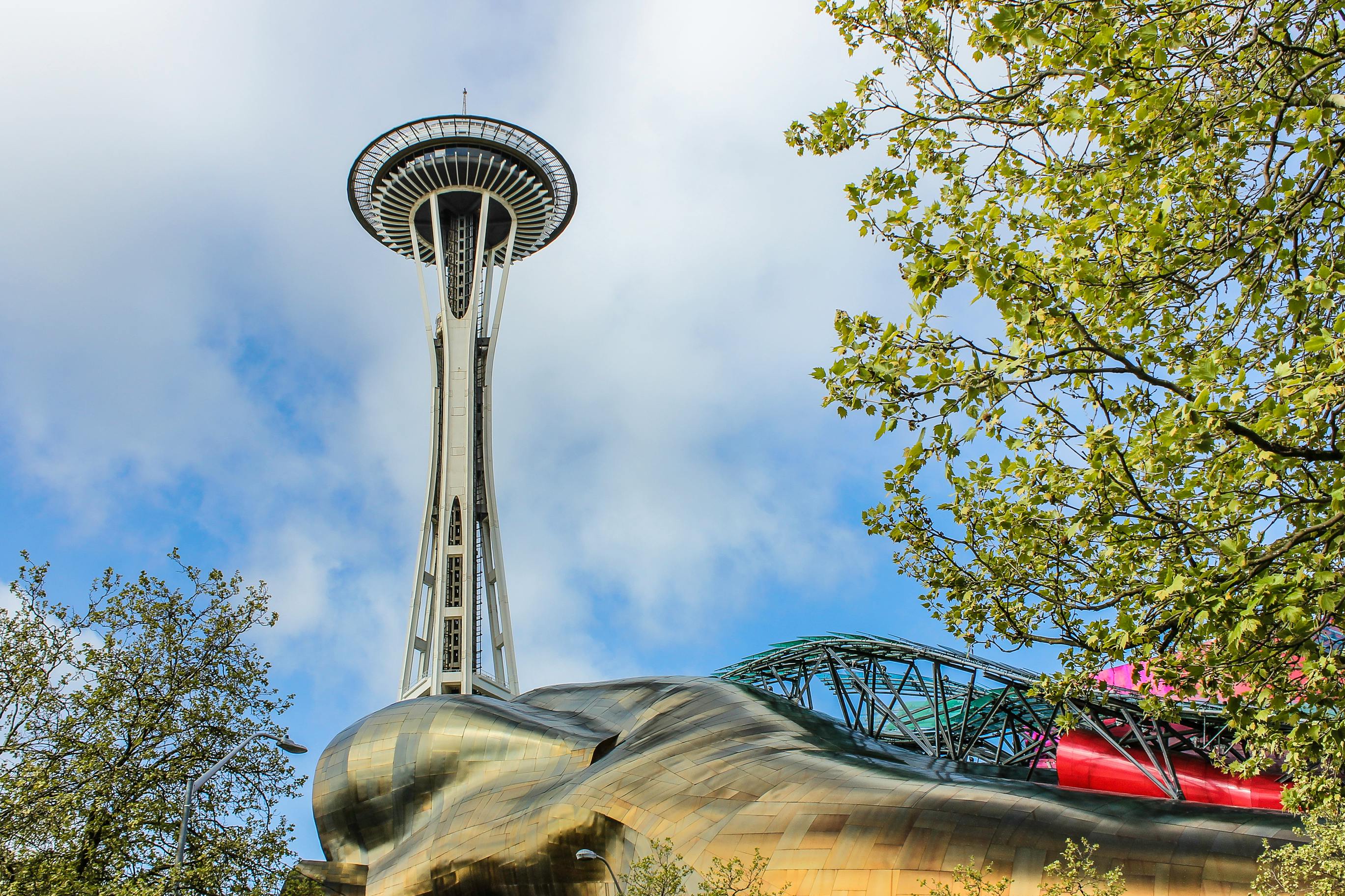 Cityscape Photo of The Space Needle Observation Tower in Seattle ...