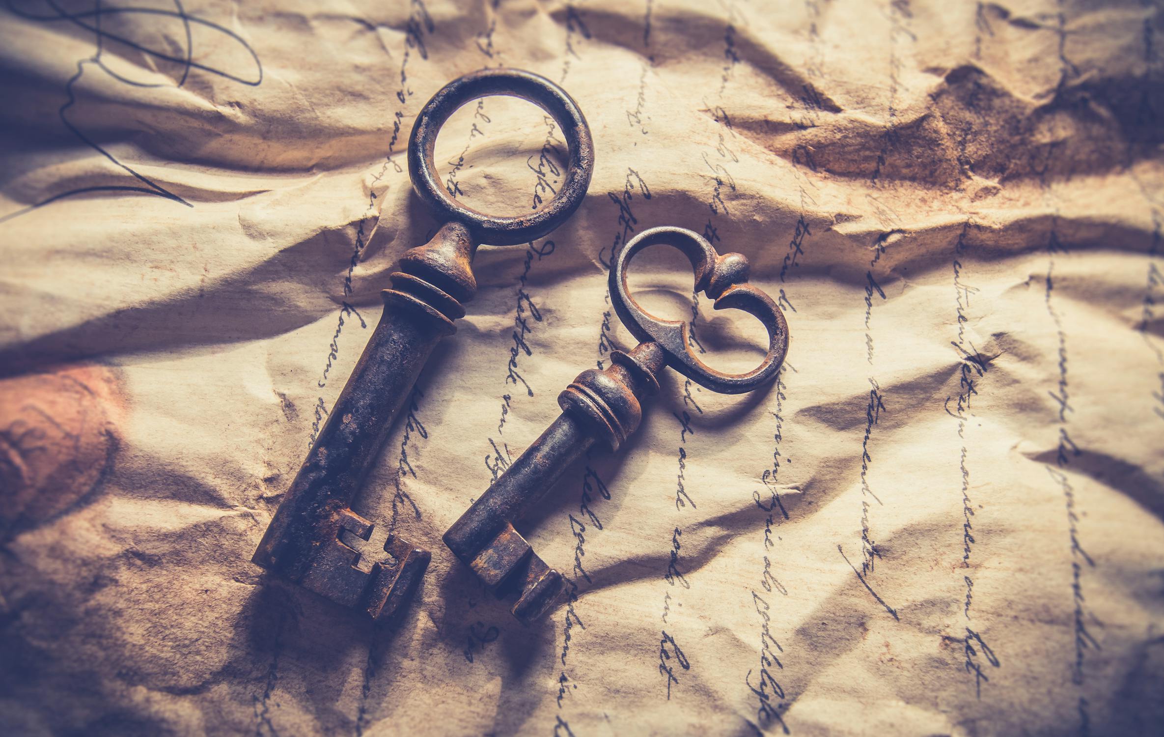 Two Black Skeleton Keys Free Stock Photo Two Black Skeleton Keys Free Stock Photo