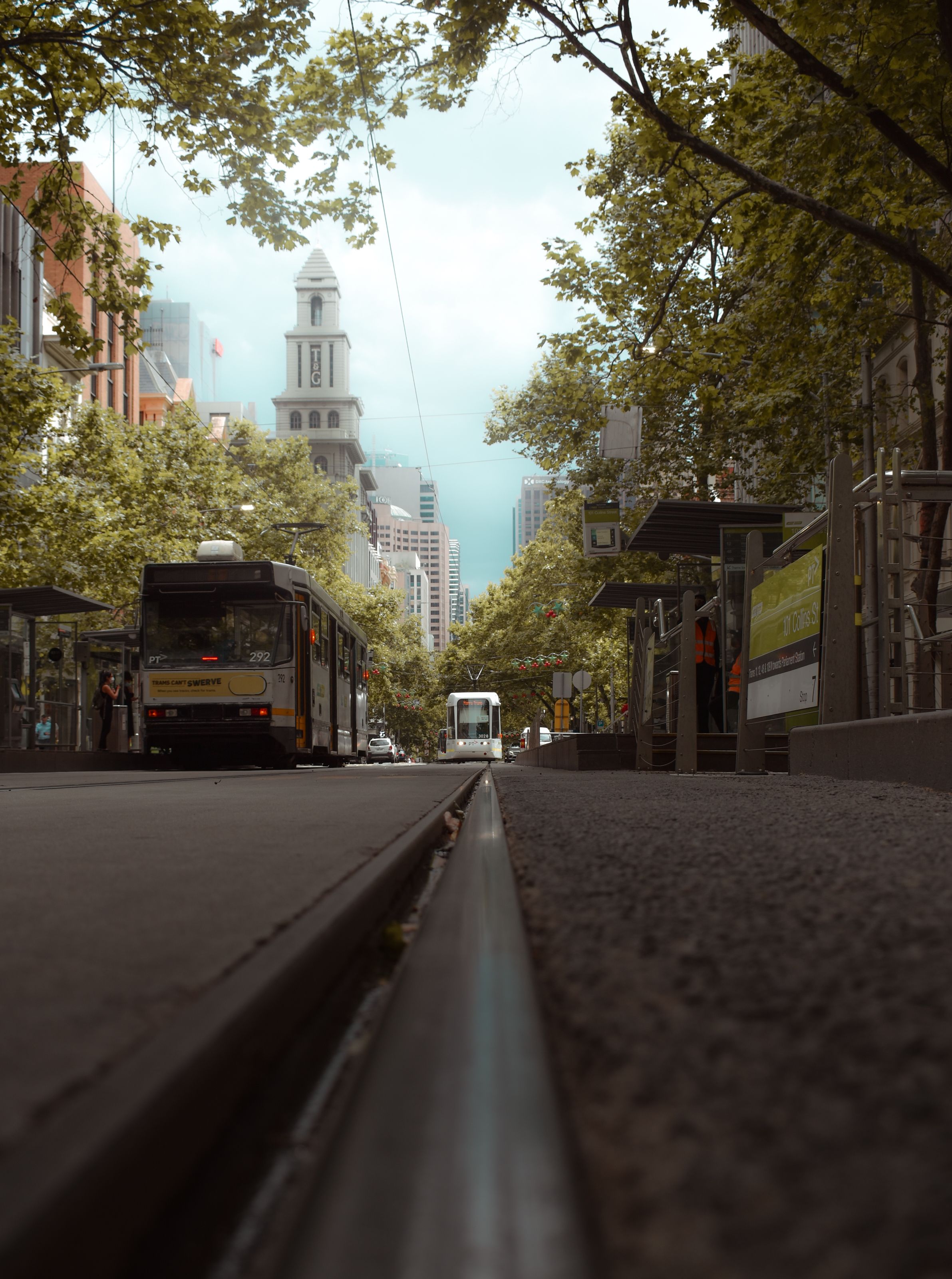 A Tram Travelling in a City · Free Stock Photo