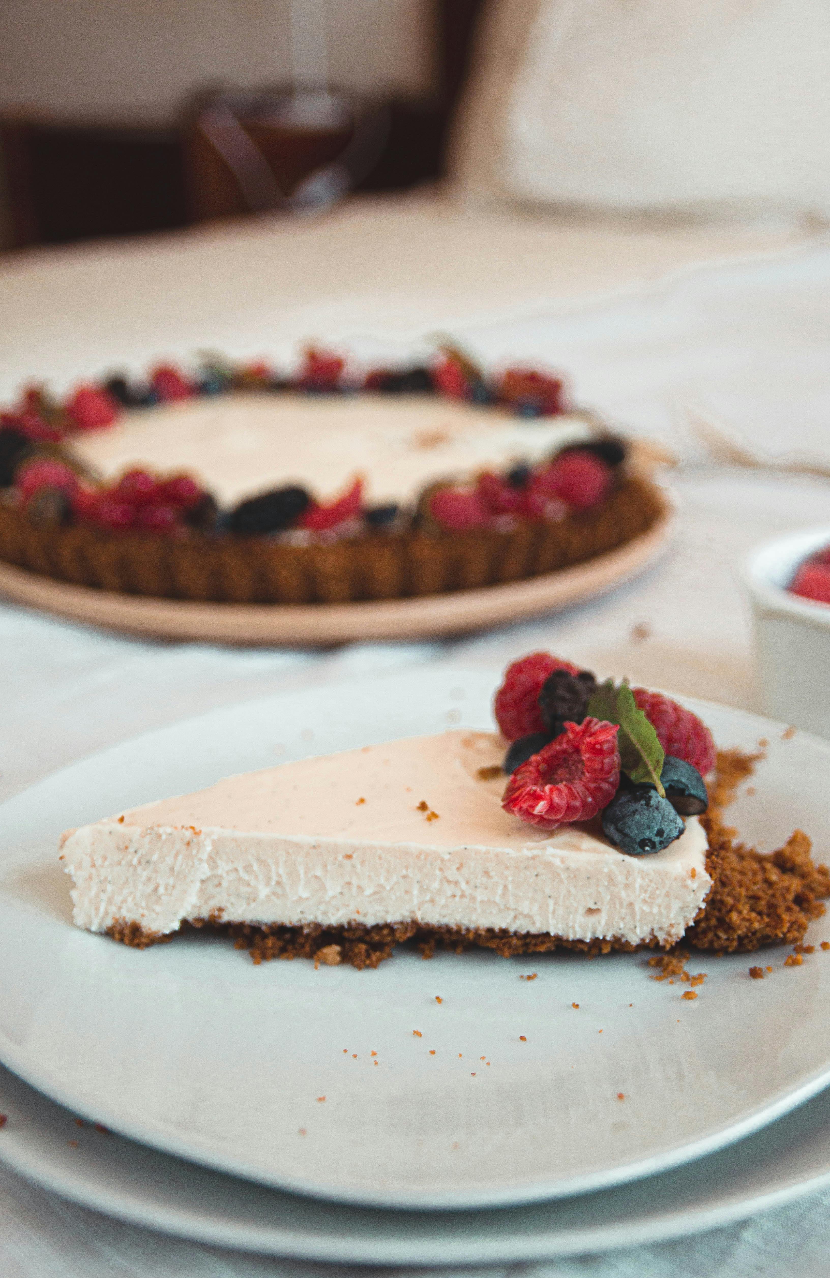 A Slice of Tart on a Plate · Free Stock Photo