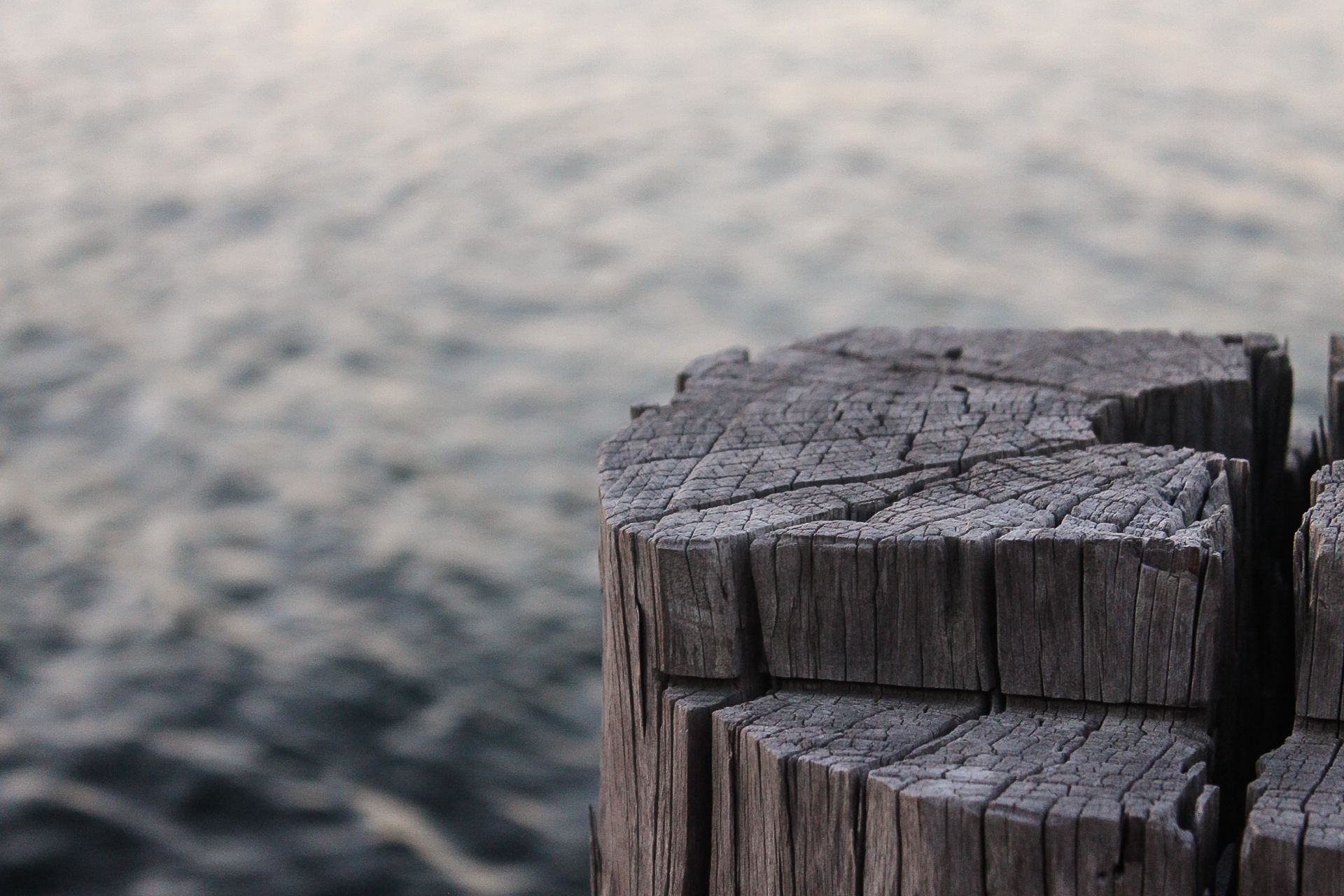 Dark Green Sea Water Wooden Pier · Free Stock Photo