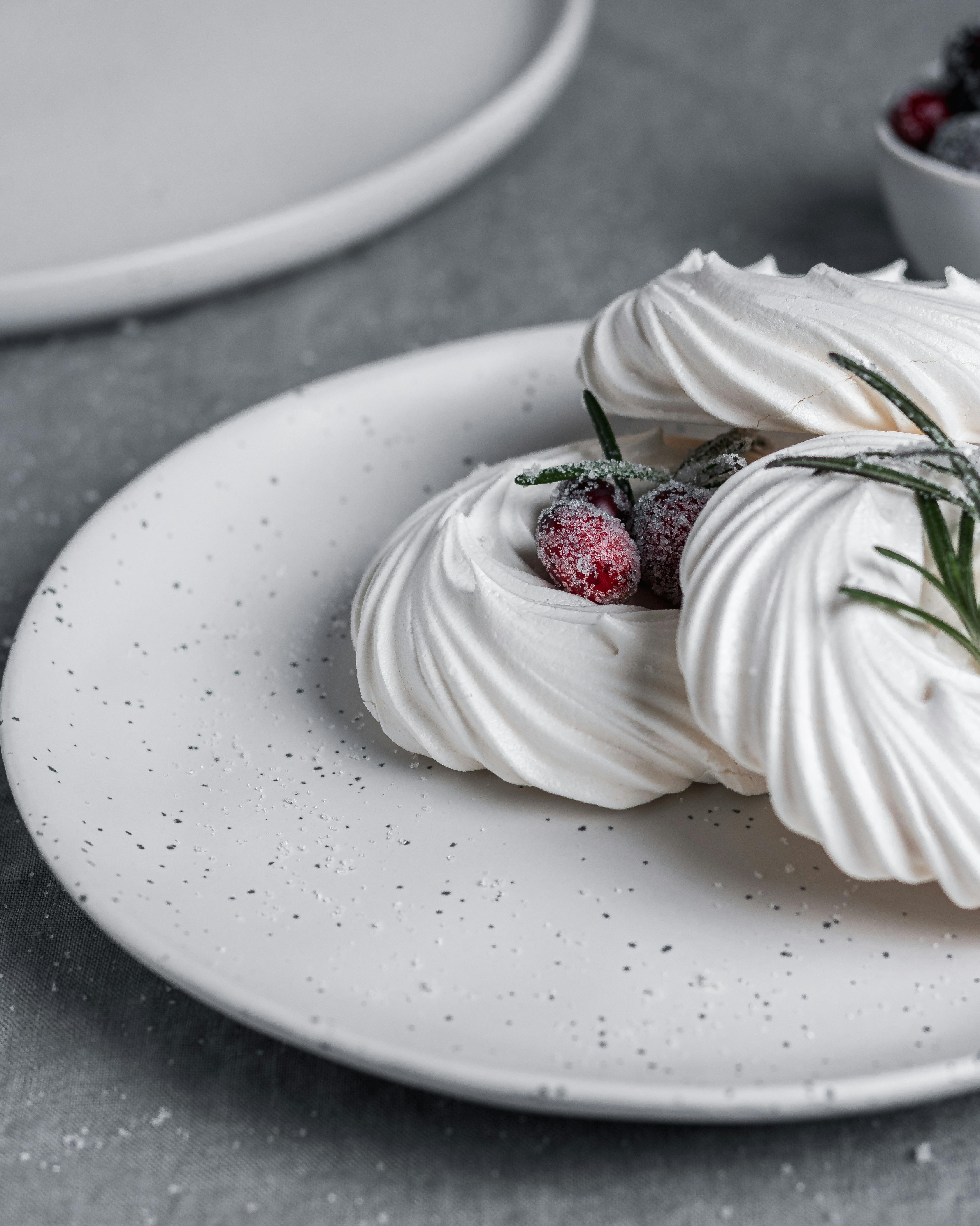 Meringue Dessert with Toppings · Free Stock Photo