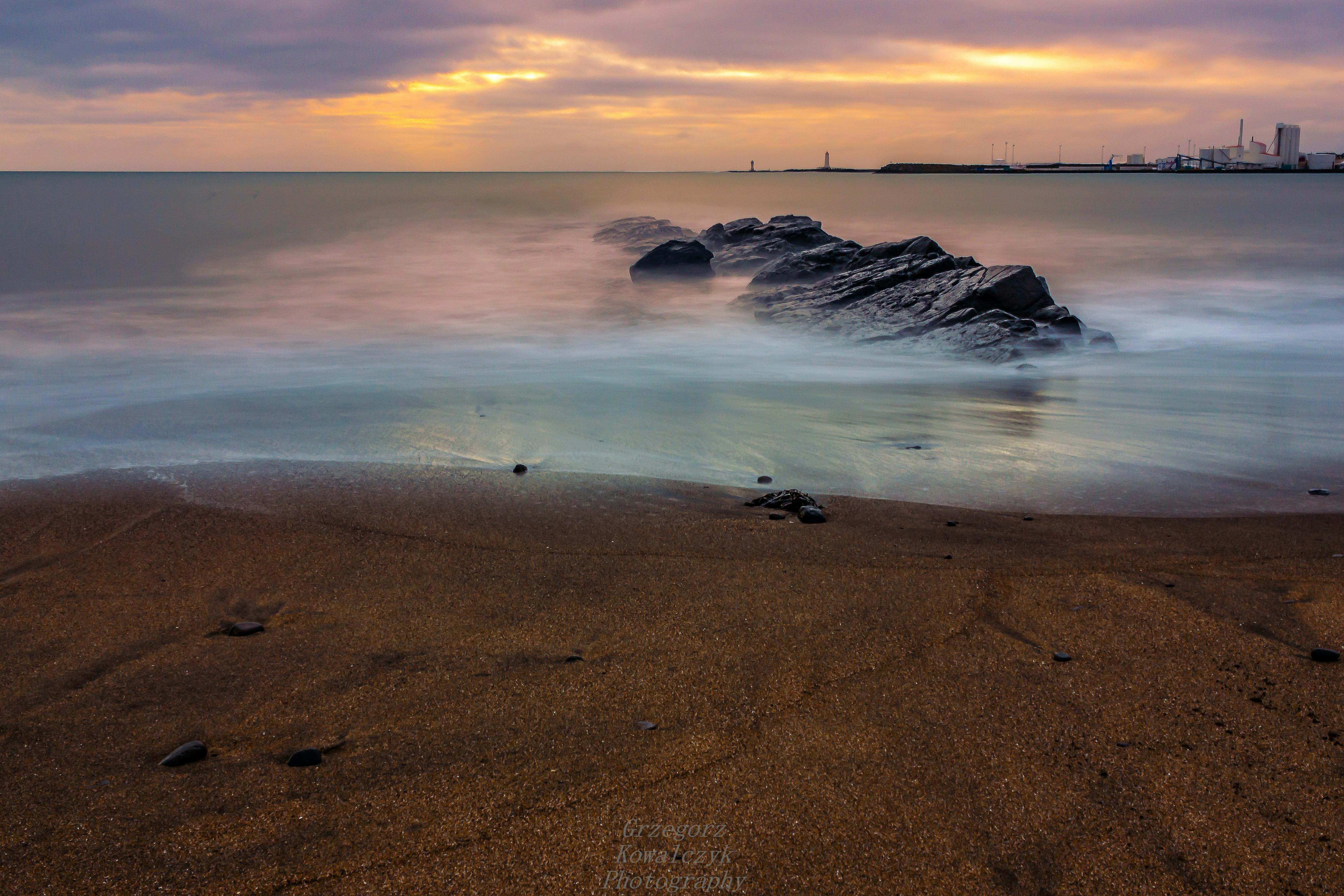 Long Exposure Photograph of a Beach · Free Stock Photo