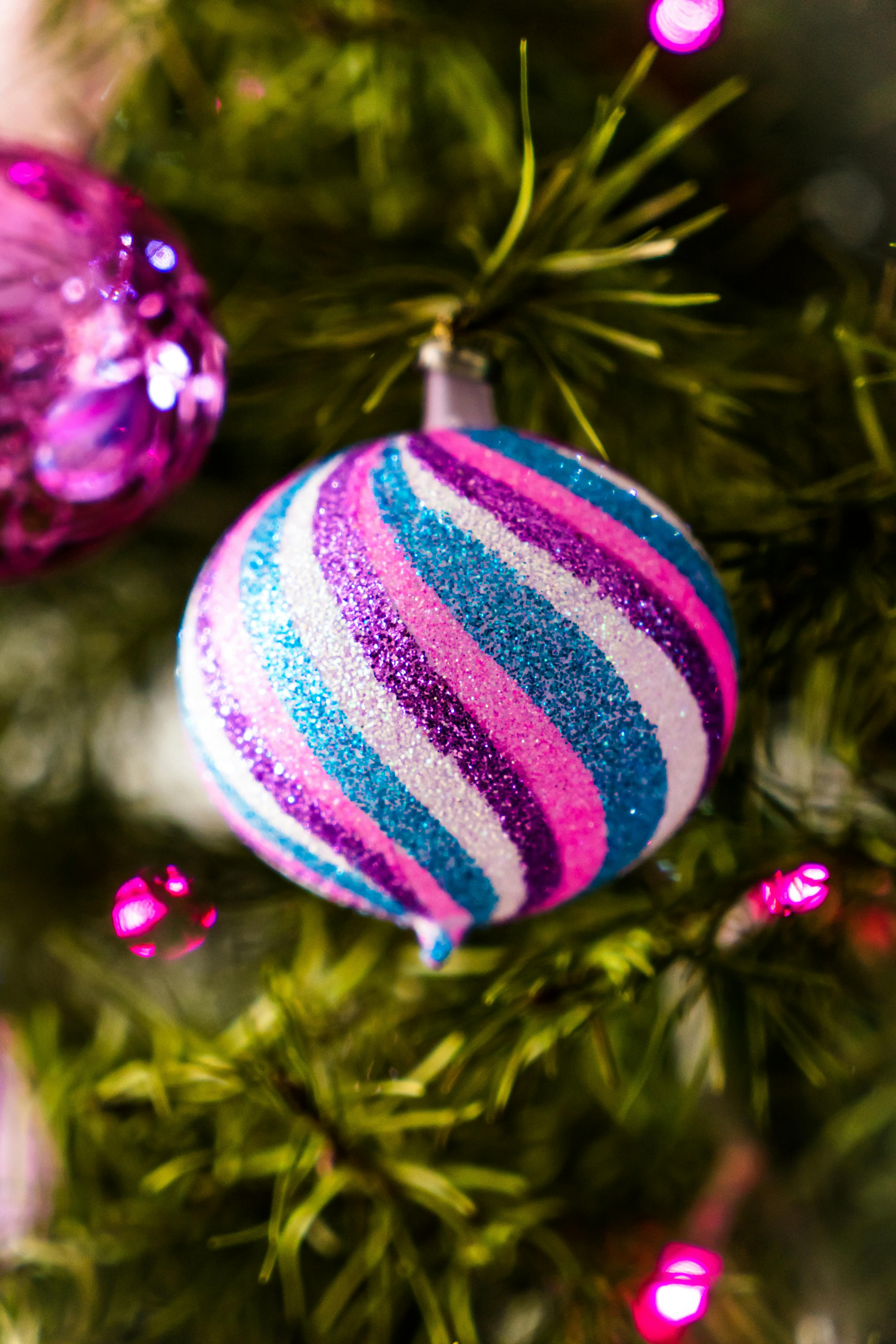 Close Up Photo of a Christmas Ball · Free Stock Photo
