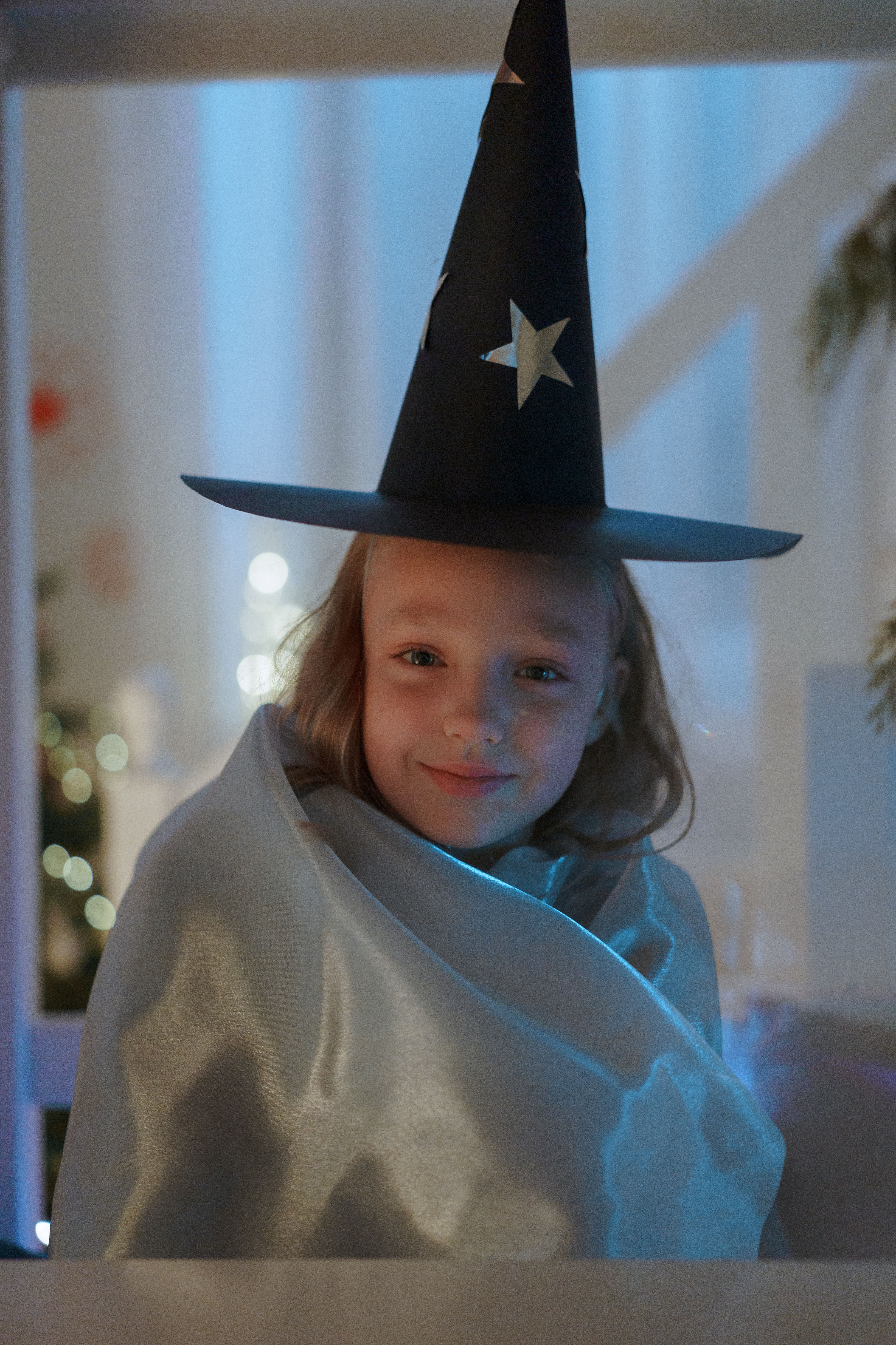 Girl in Wizard Hat · Free Stock Photo