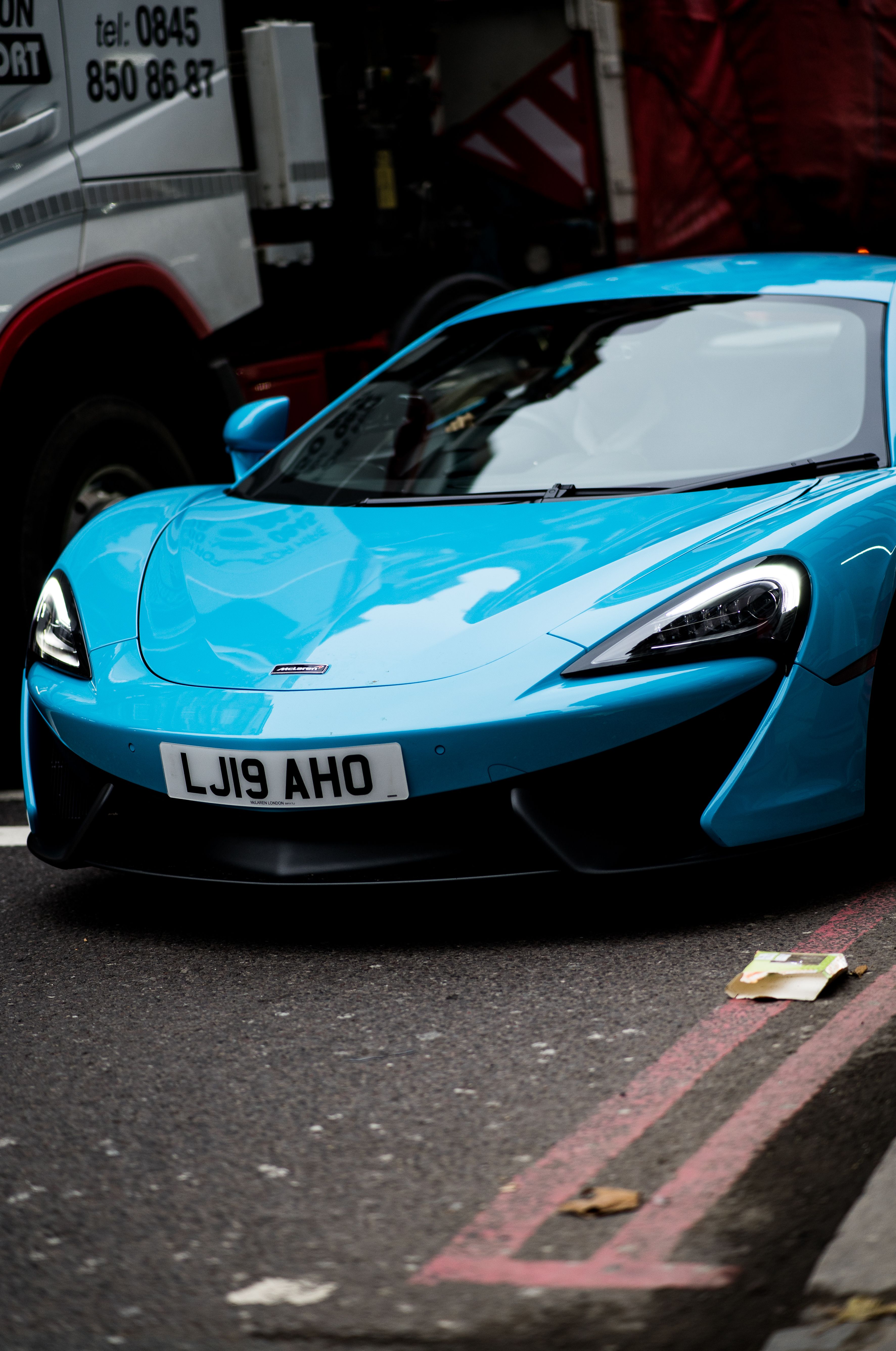 A Blue Mclaren Supercar · Free Stock Photo