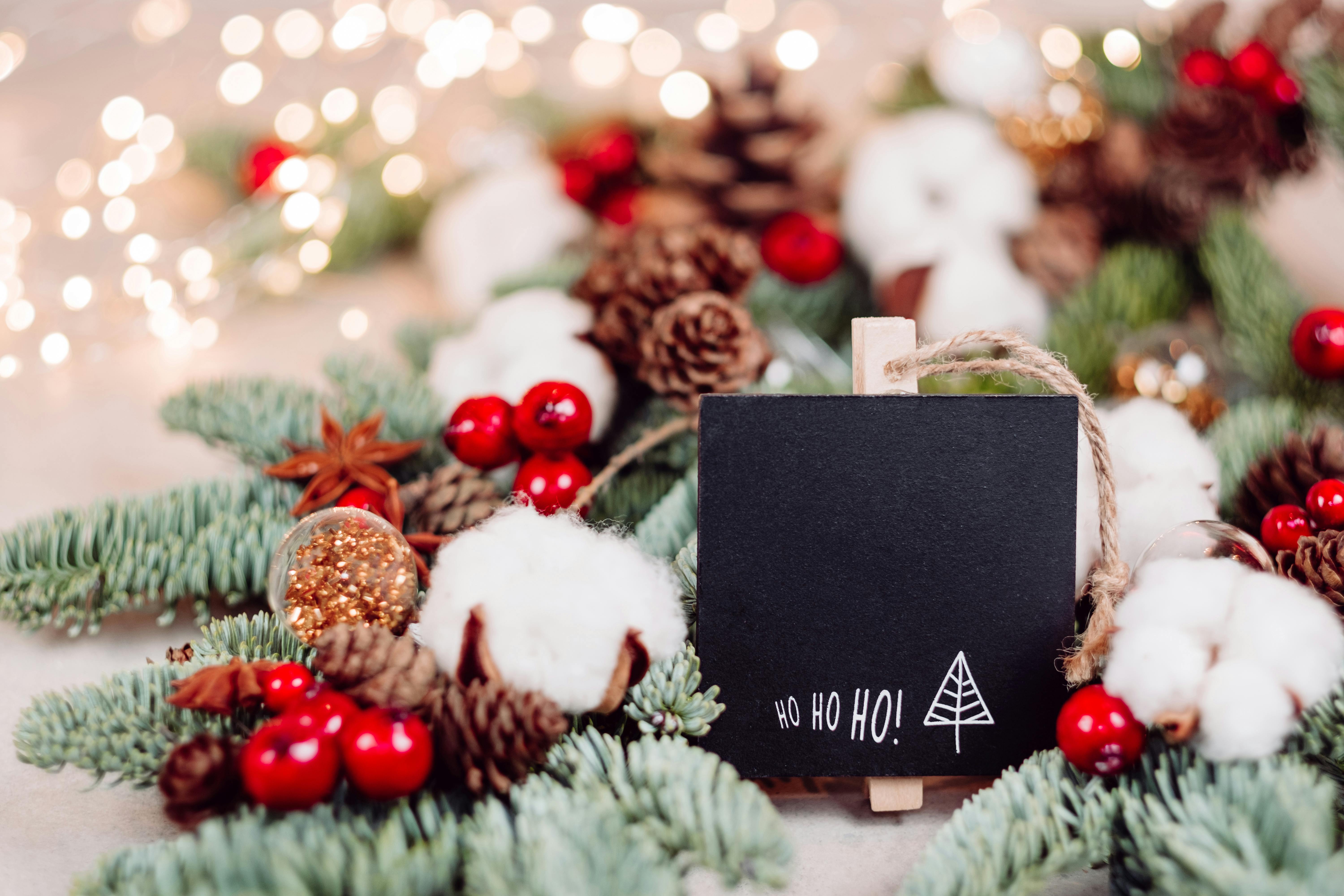 Lay Flat De Tarjetas De Navidad · Foto de stock gratuita