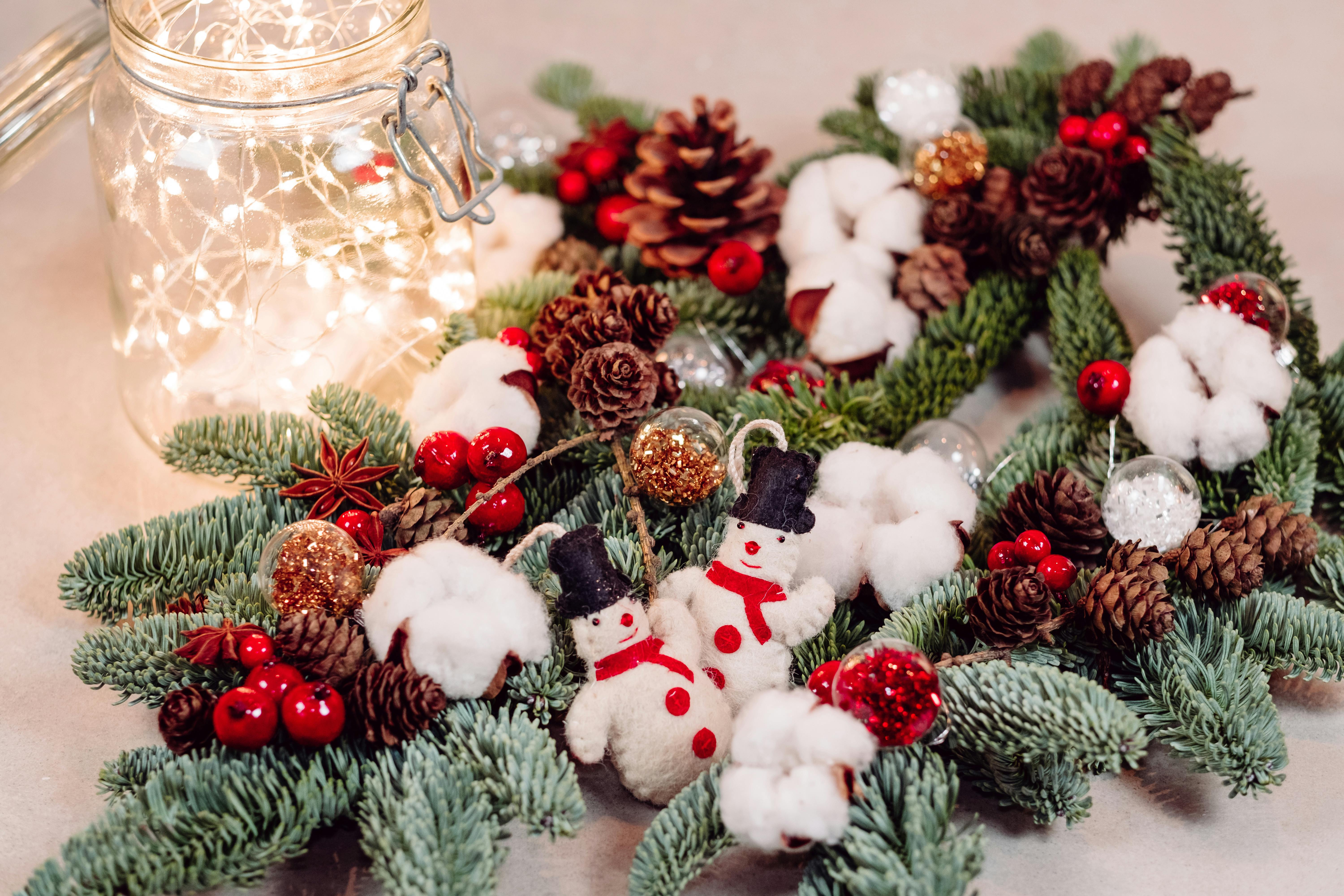 Christmas Decorations in Close Up Shot · Free Stock Photo