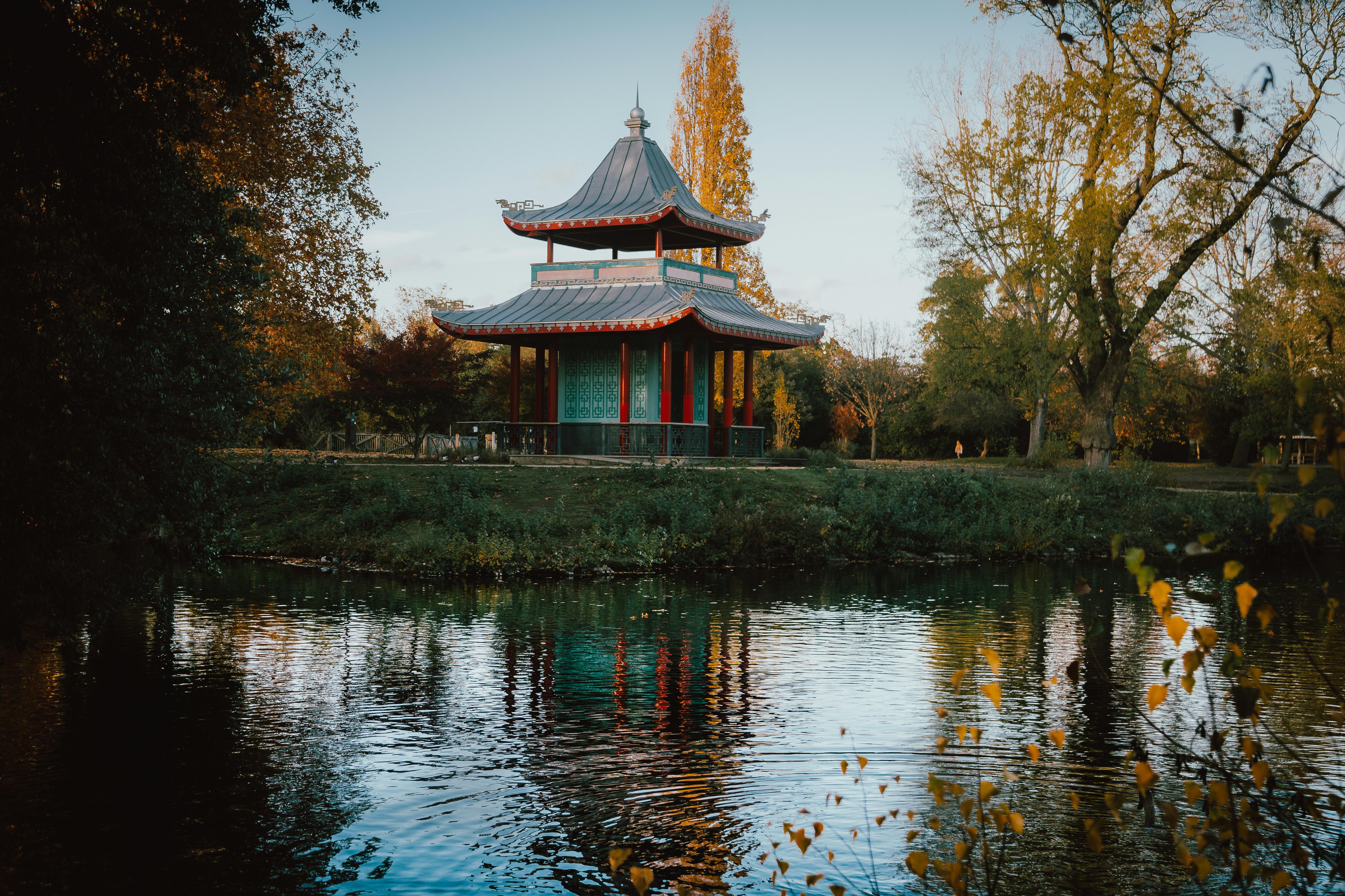 Traditional Pagoda in Nature Landscape · Free Stock Photo