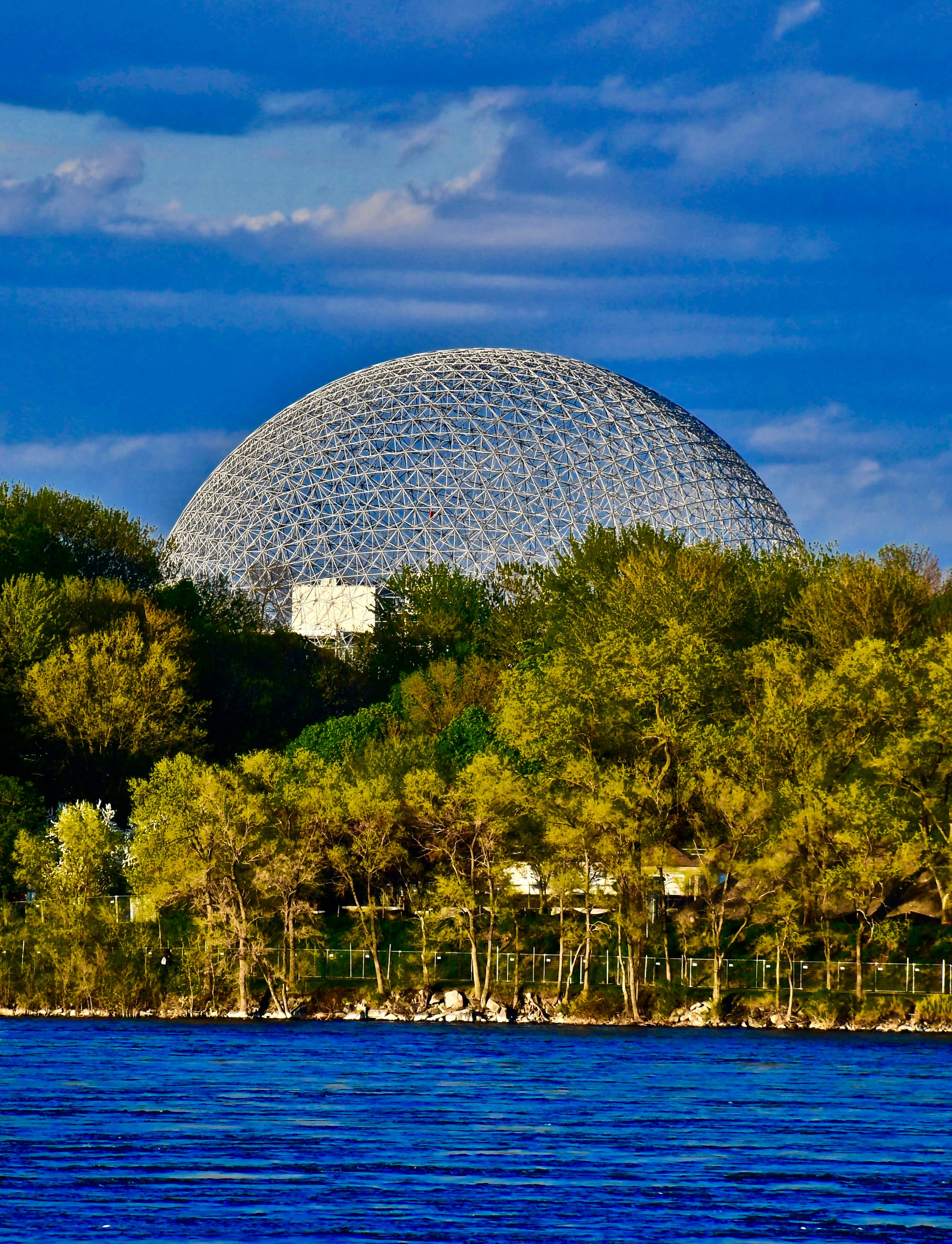 Modern City Dome Building in Nature Landscape · Free Stock Photo