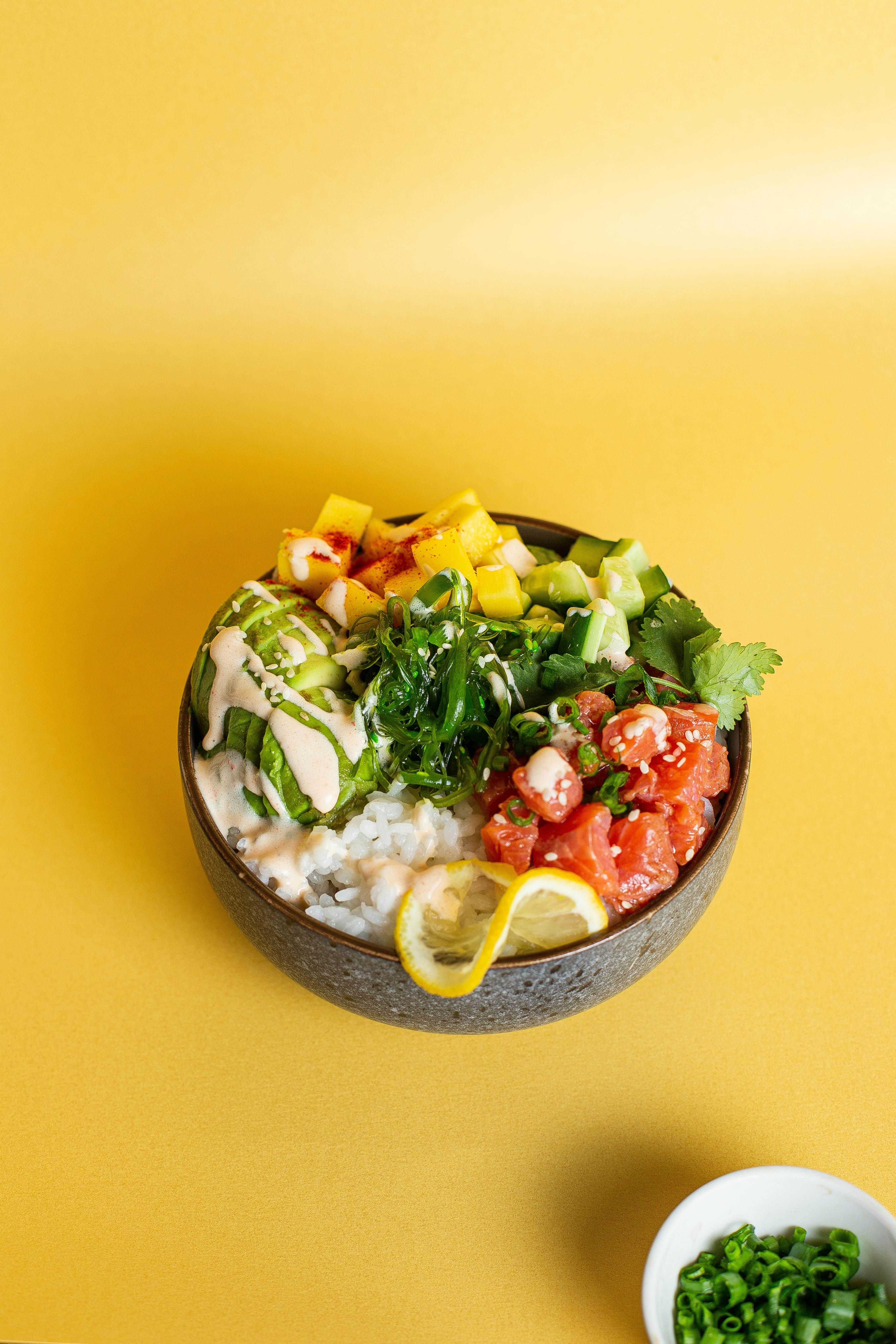 A Bowl of Poke · Free Stock Photo