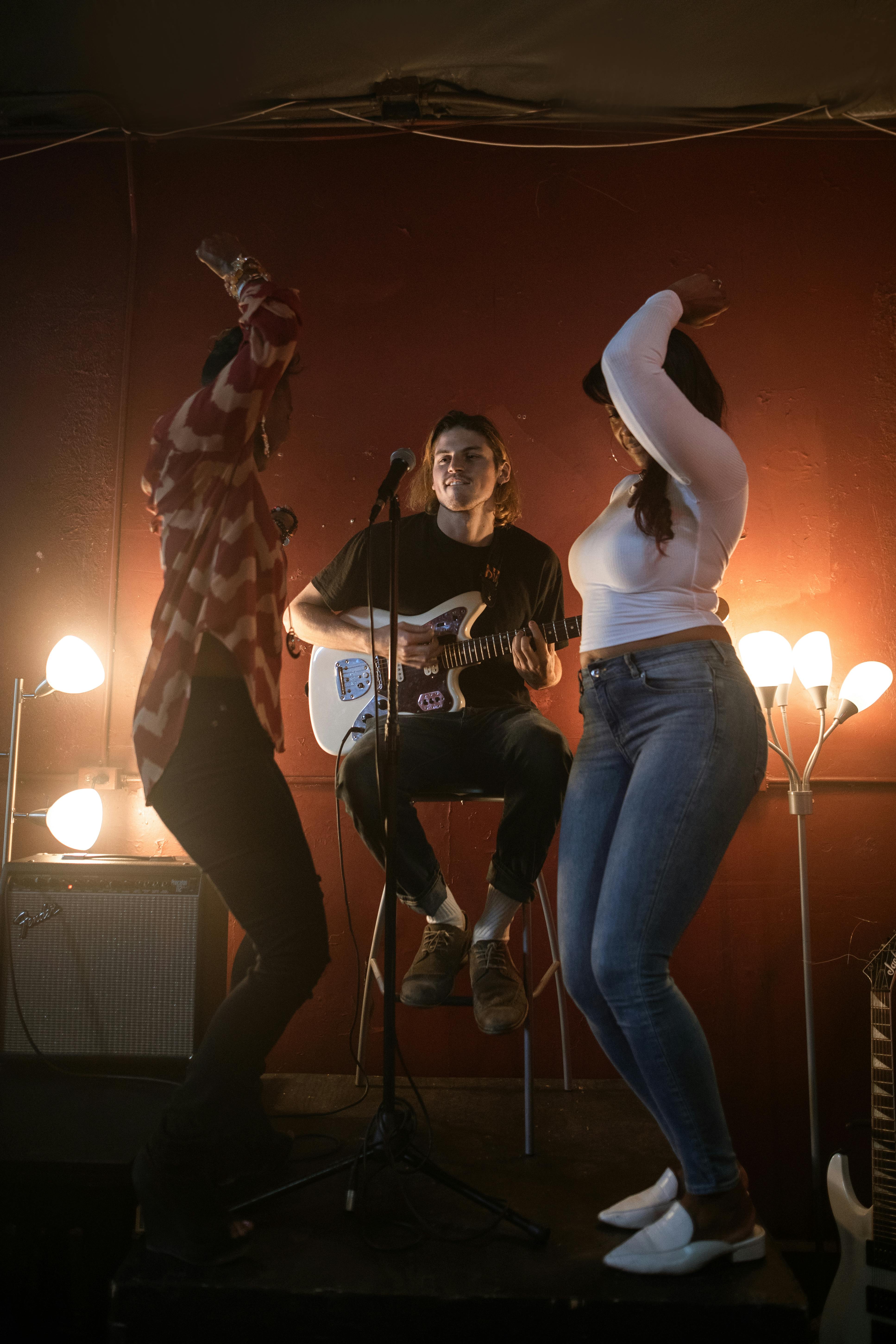 Women Dancing on Stage · Free Stock Photo