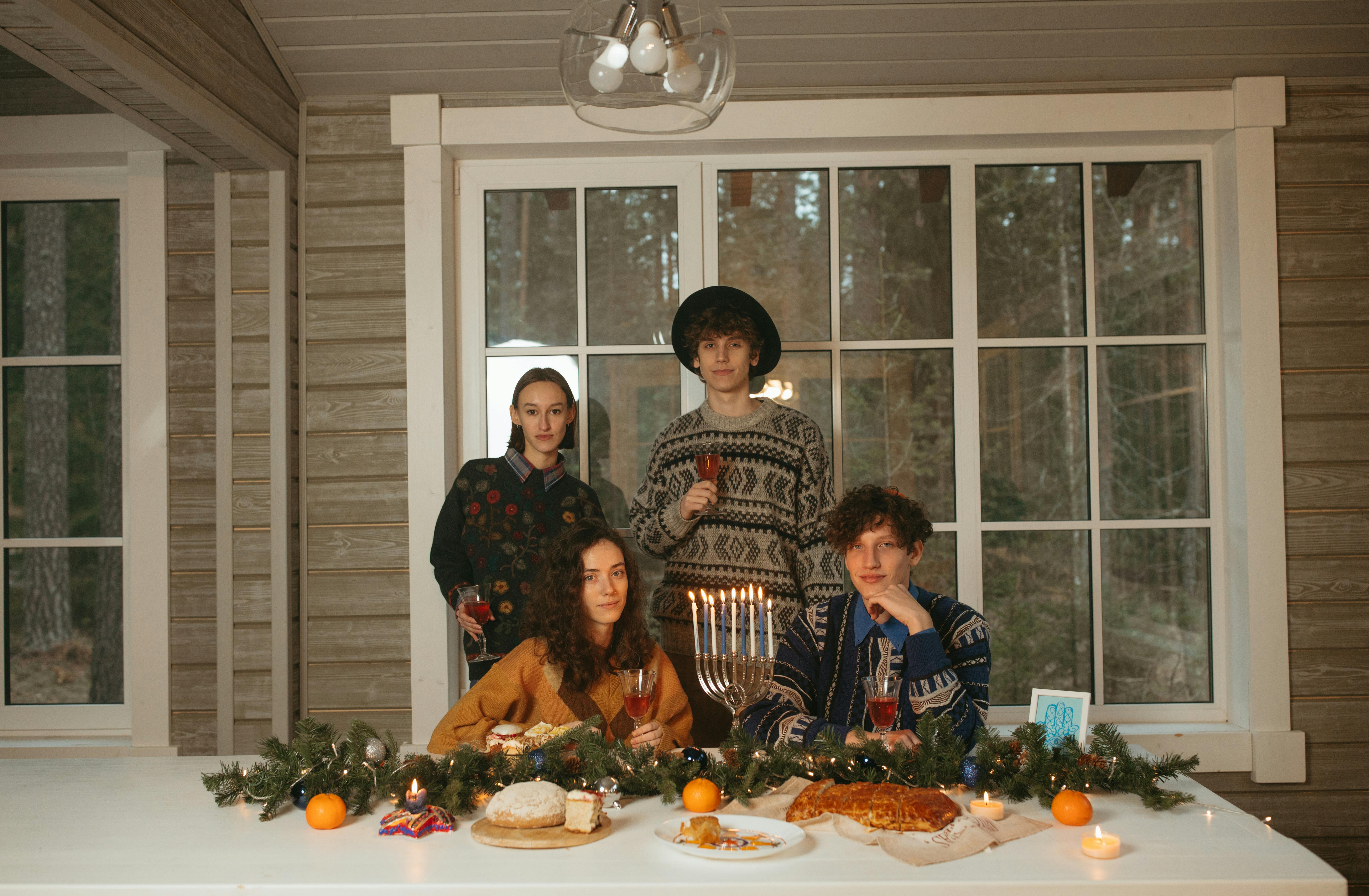 People Sitting Behind a Table · Free Stock Photo