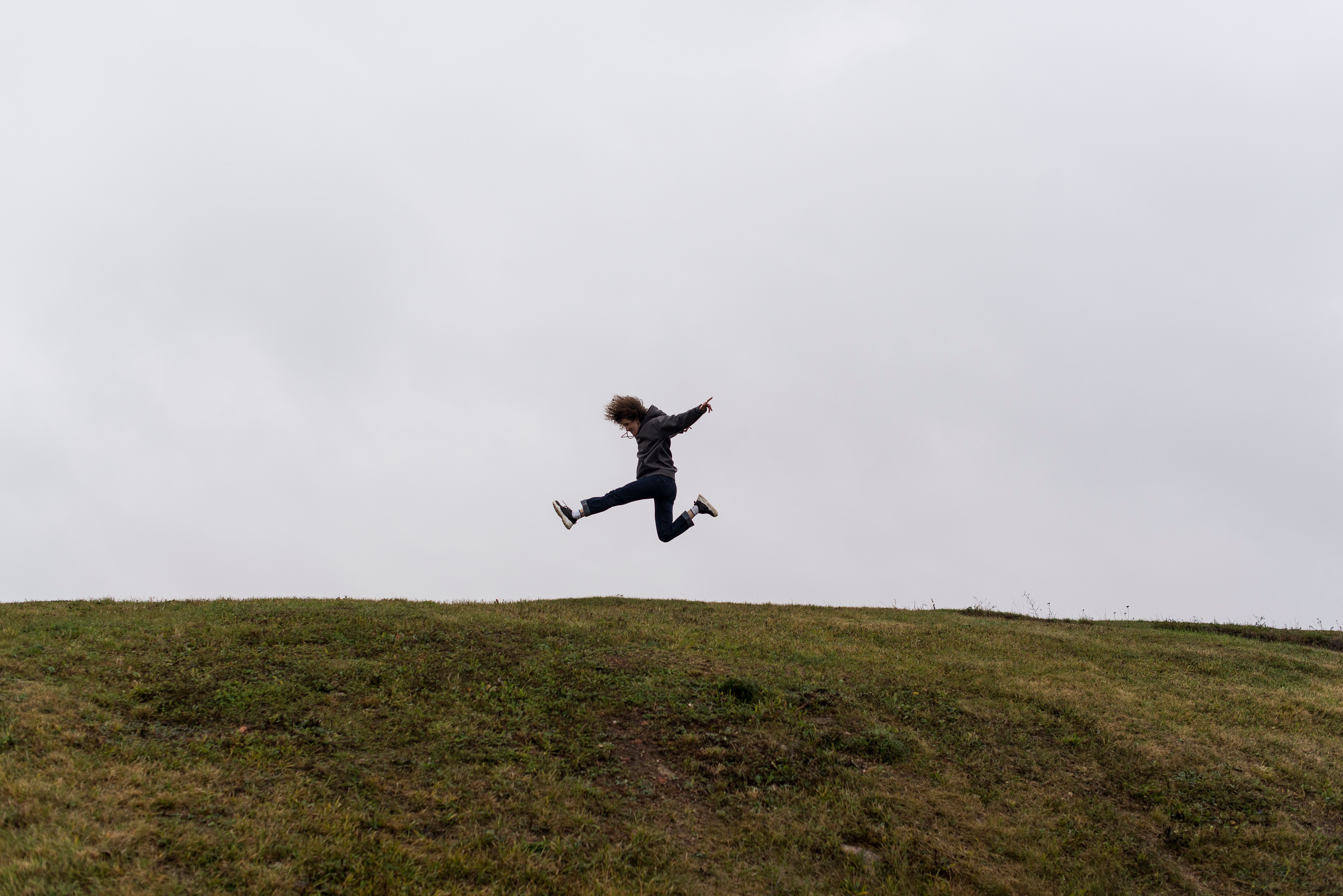 Man Jumping from a Ship to Water · Free Stock Photo