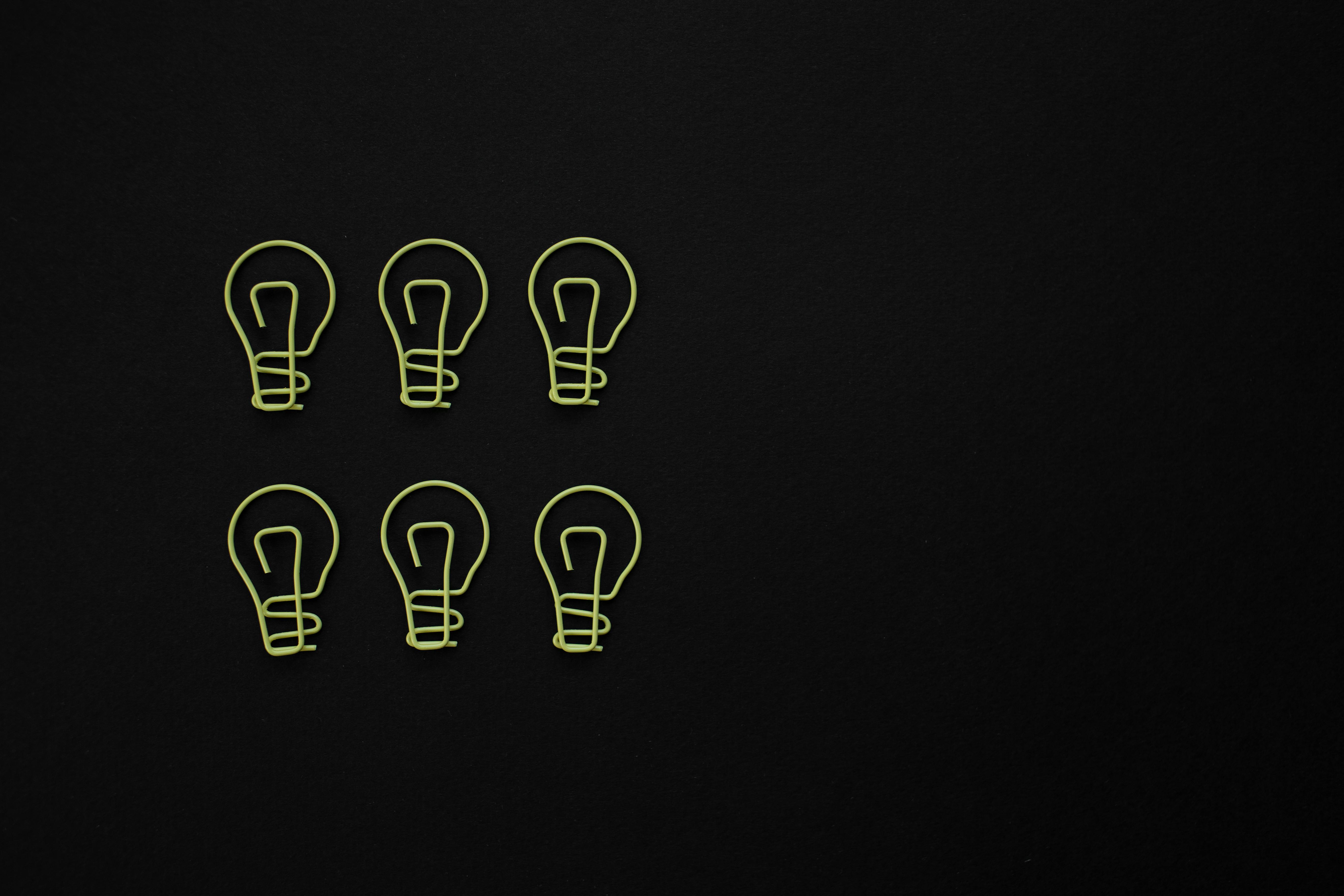 Brain Shape Eraser and a Paper Clip · Free Stock Photo