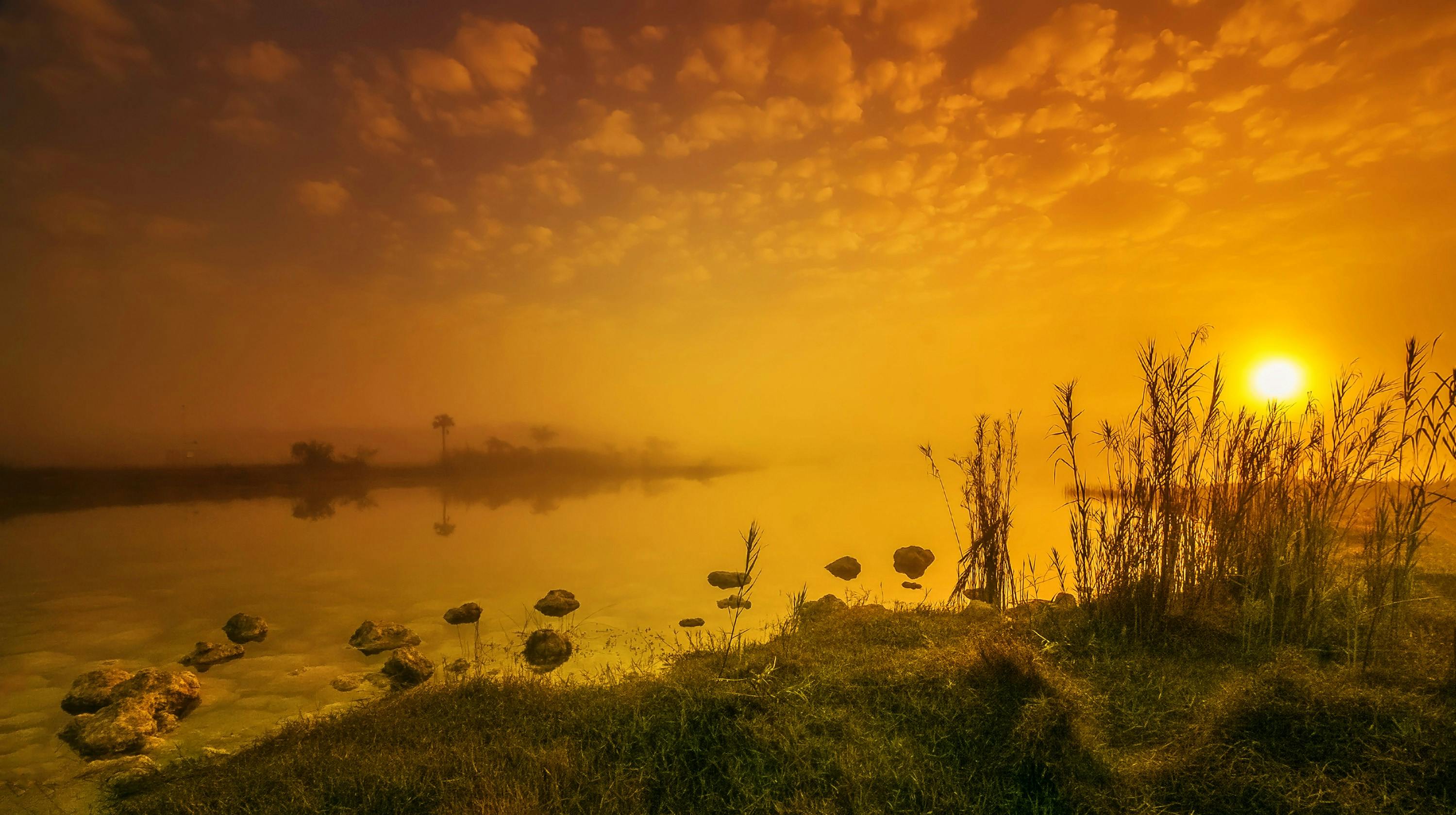 A Lake during the Golden Hour · Free Stock Photo