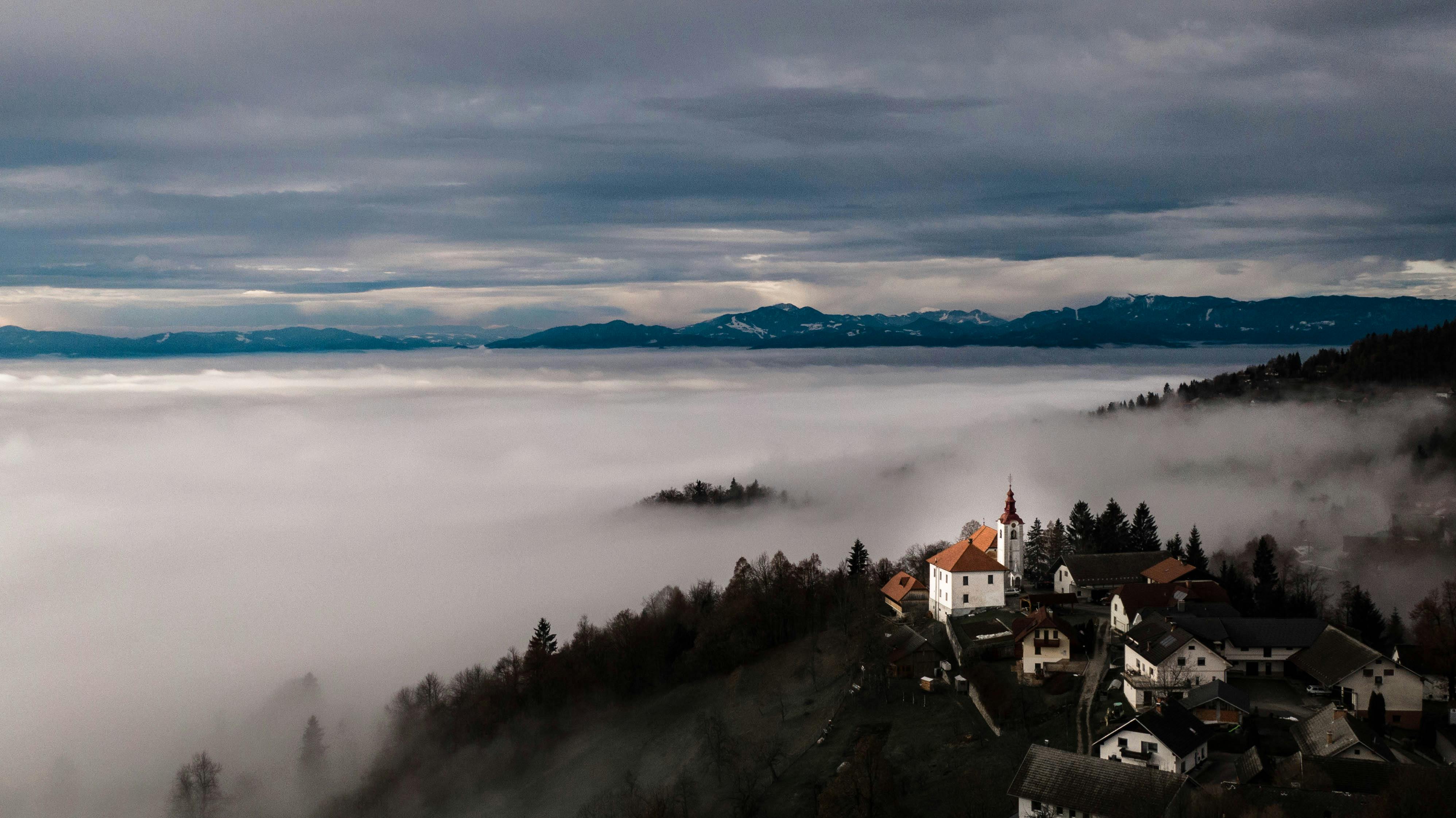 View of a Village in a Forest · Free Stock Photo