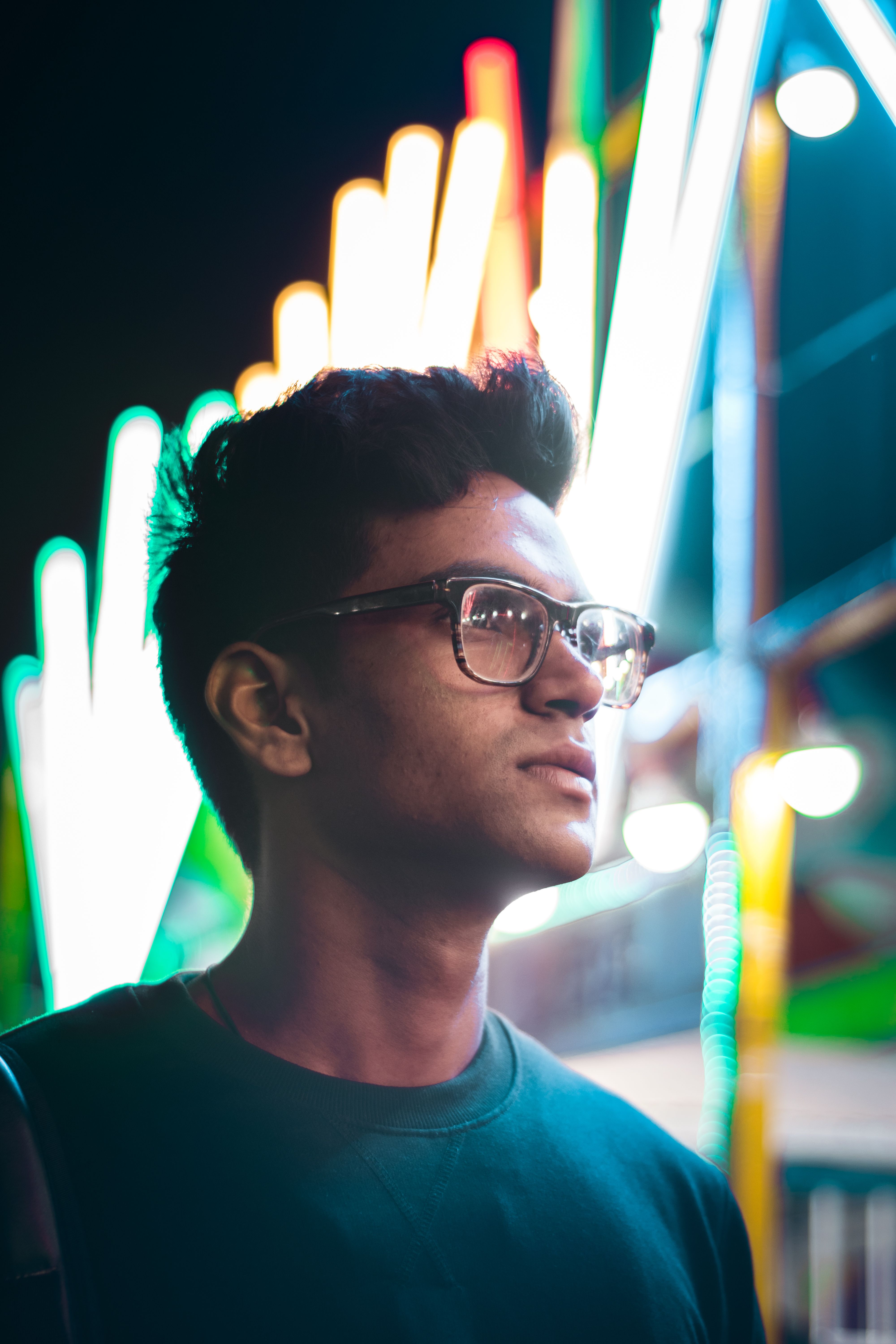 Close Up Photo of a Person Wearing Eyeglasses · Free Stock Photo