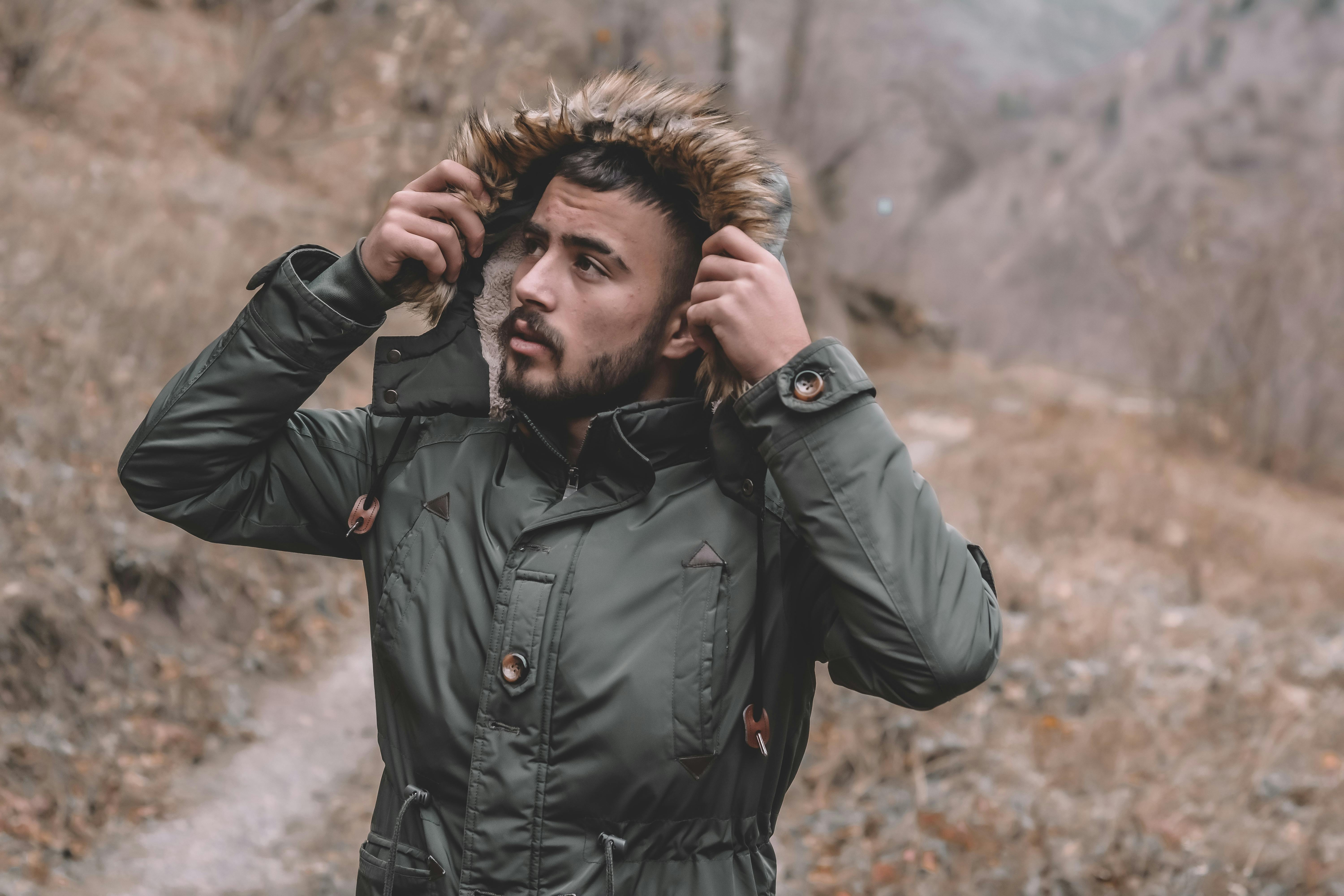 Man Wearing Green Jacket · Free Stock Photo