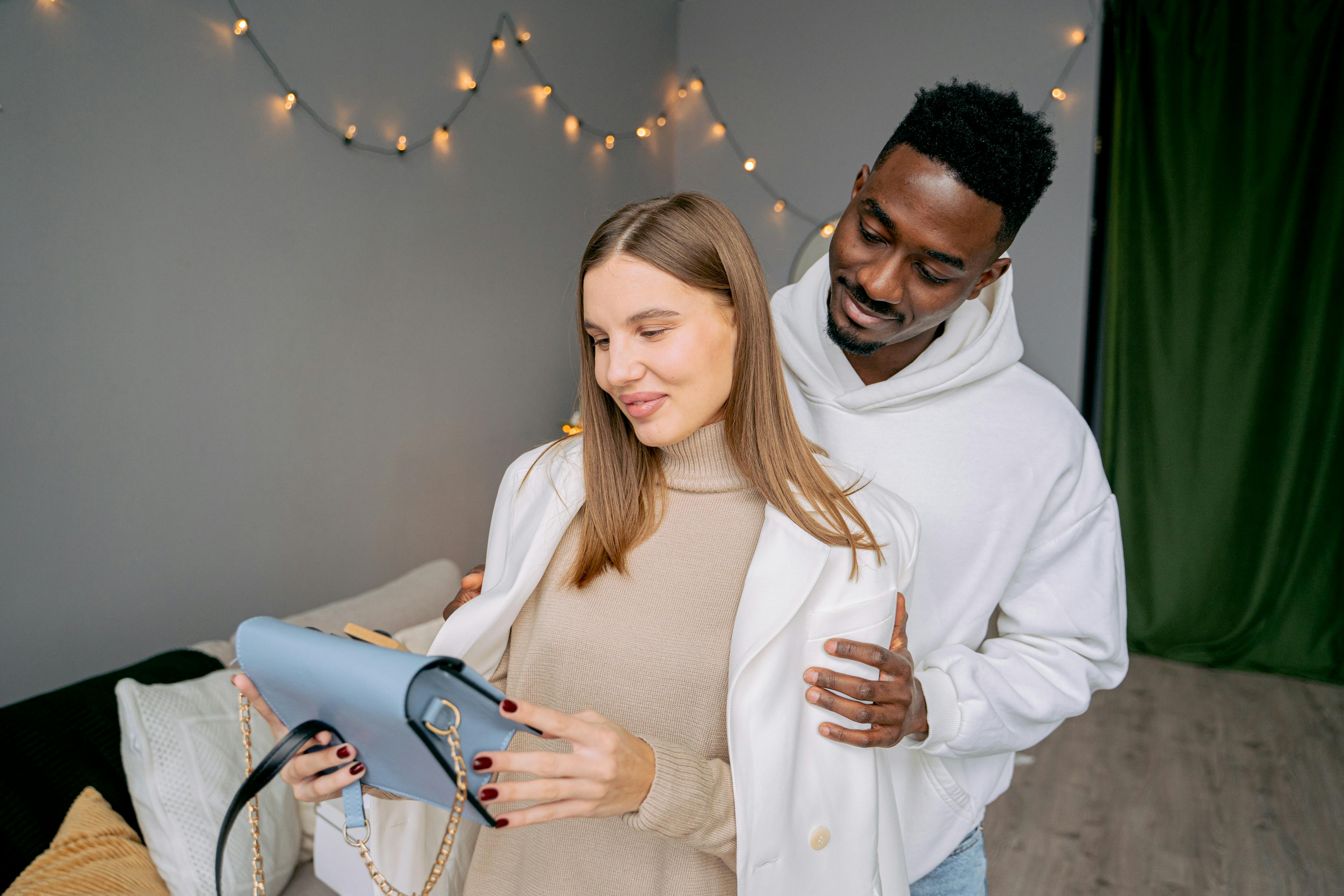 Photo of a Man Standing Behind a Woman · Free Stock Photo