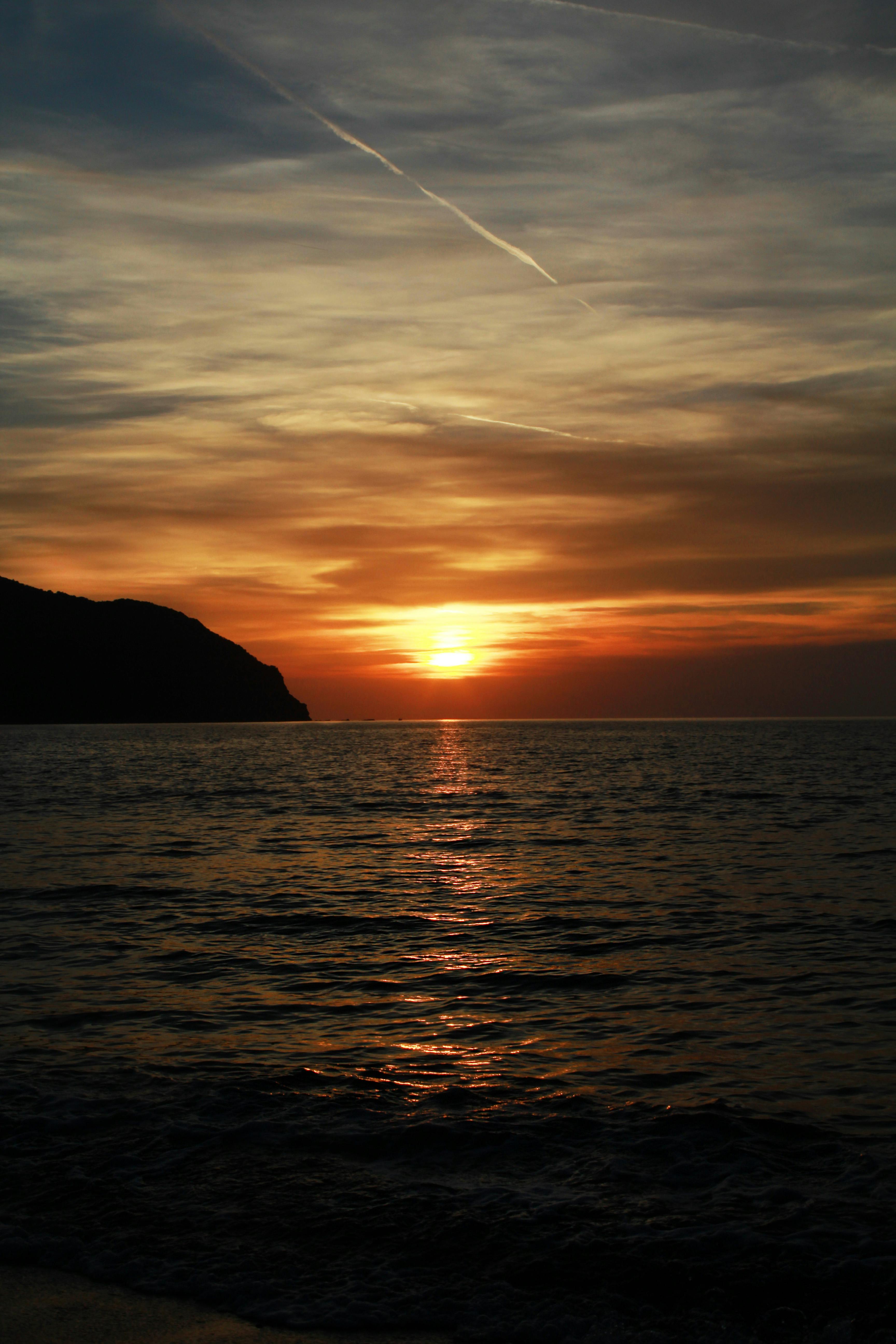 Scenic View of Sea during Sunset · Free Stock Photo