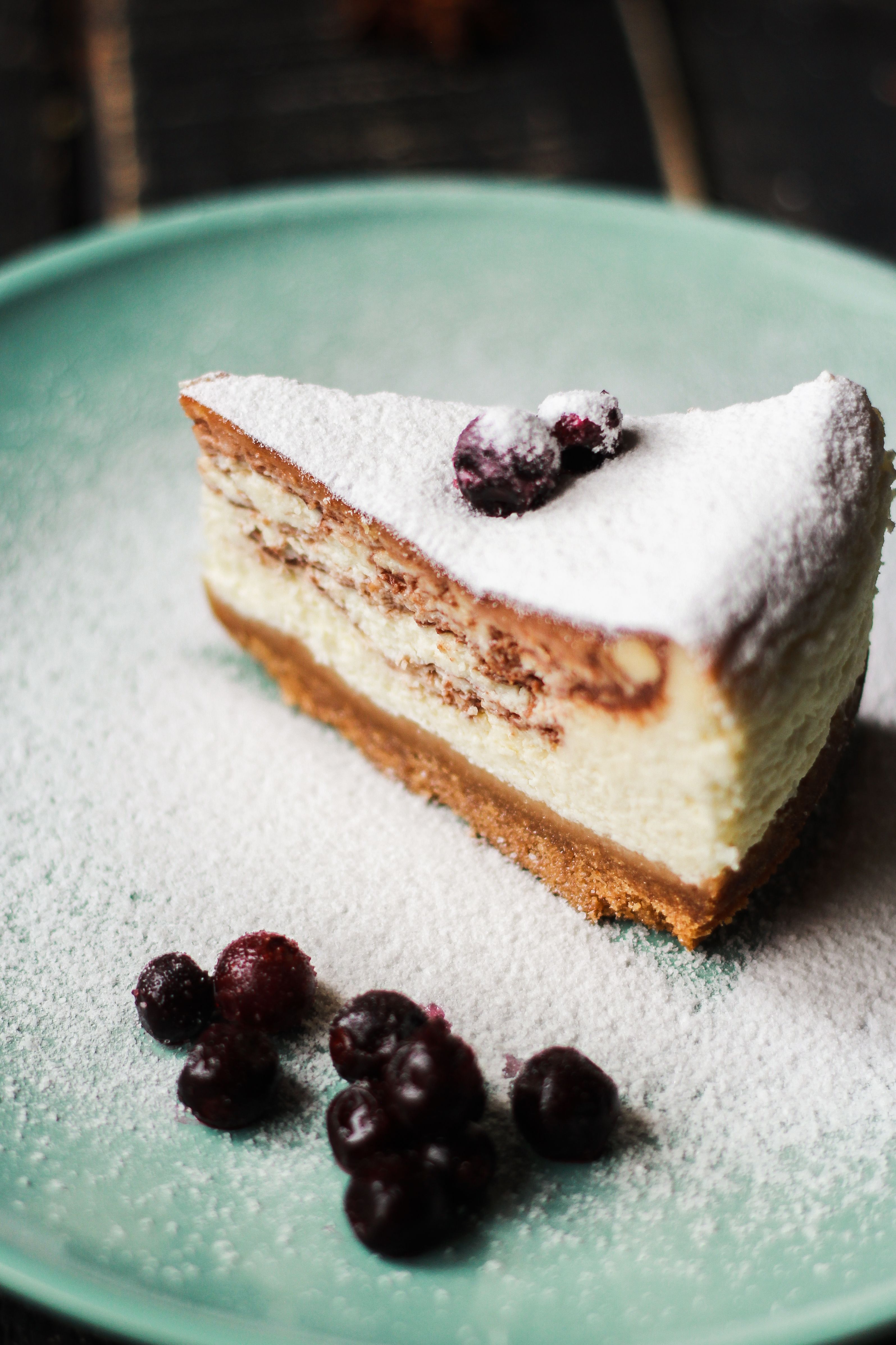 Close Up photo of a Cheesecake · Free Stock Photo