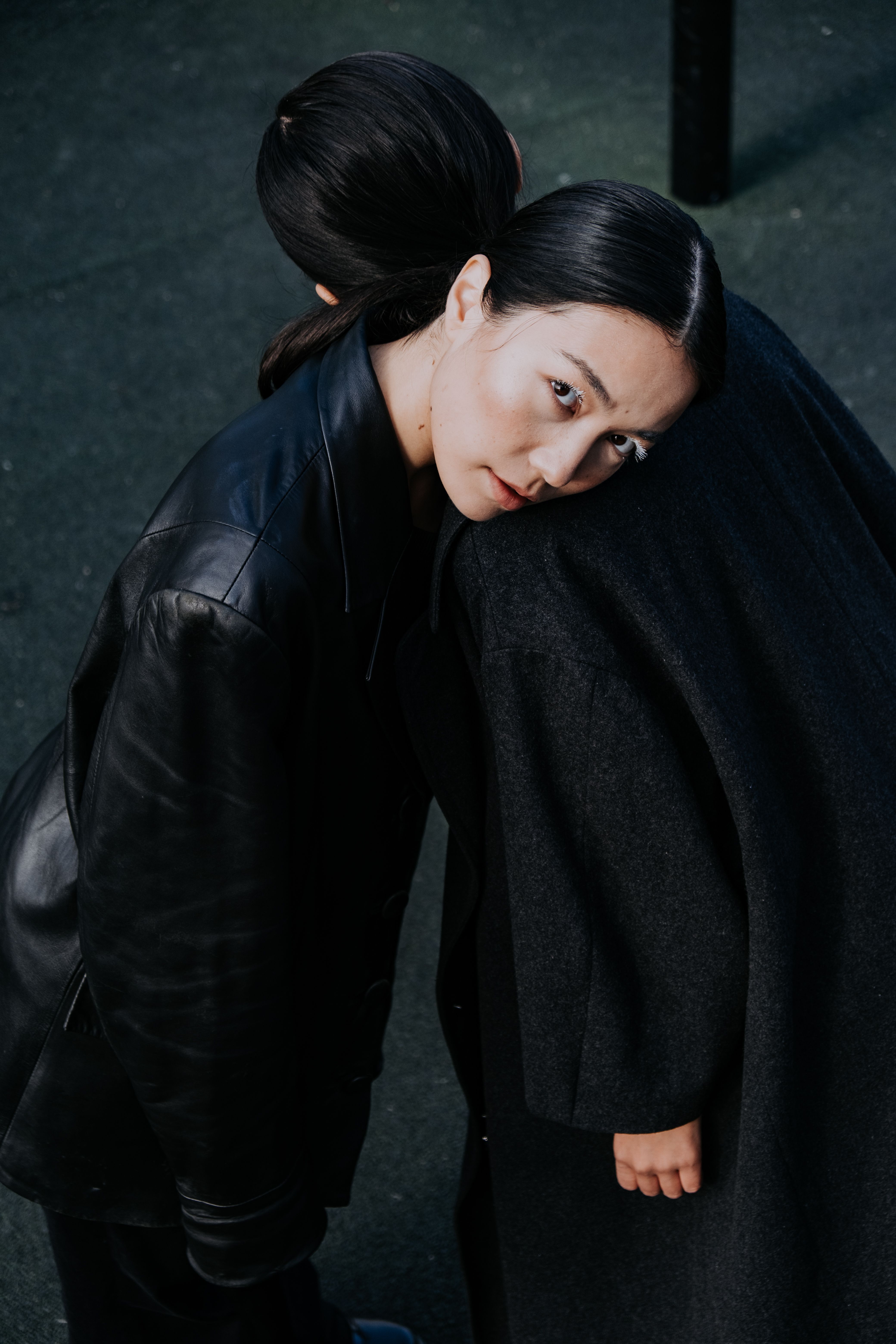 Two Women Leaning on each other · Free Stock Photo
