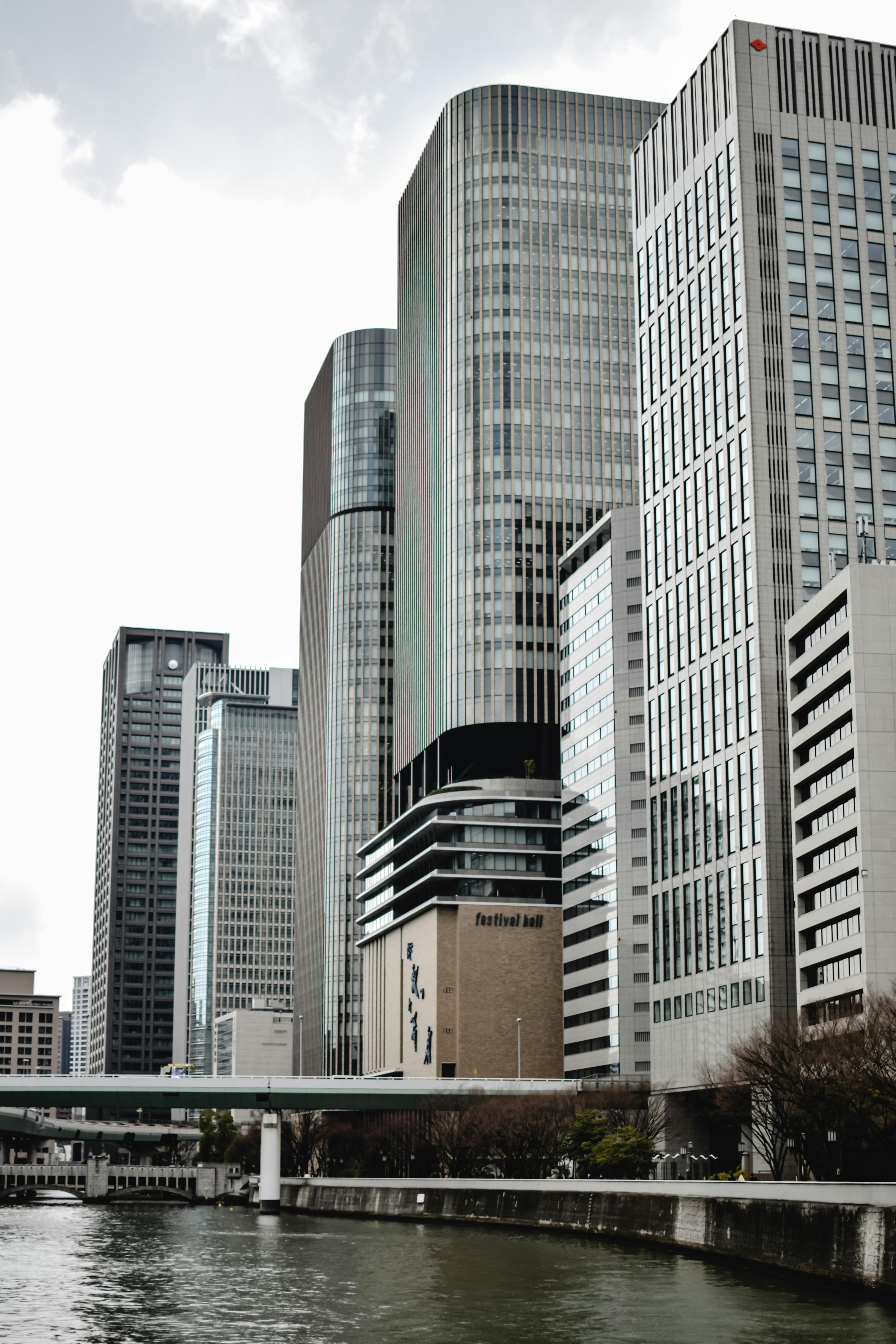 Tall Buildings Near a River · Free Stock Photo