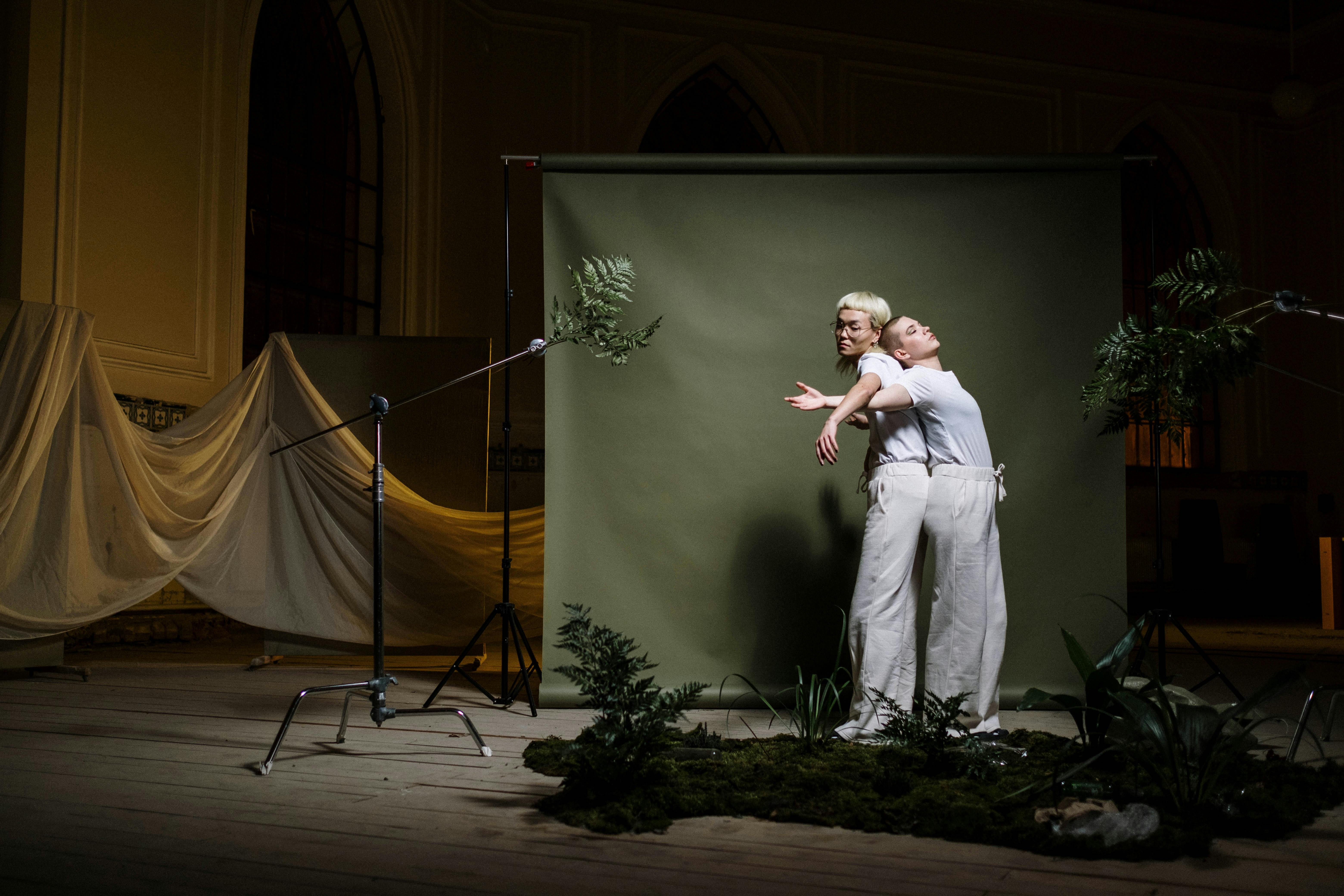 Models Posing at Studio · Free Stock Photo