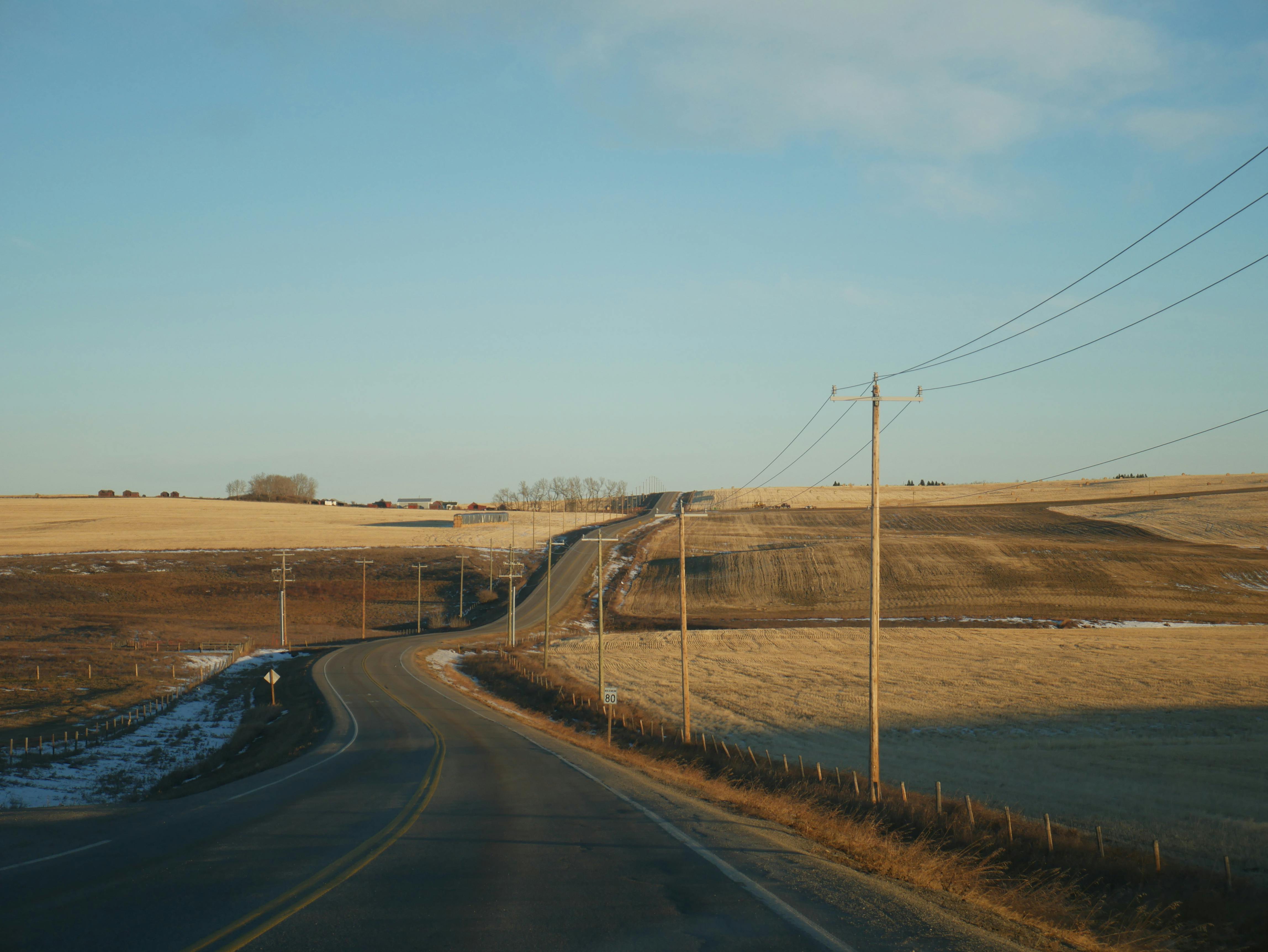 An Empty Concrete Road · Free Stock Photo