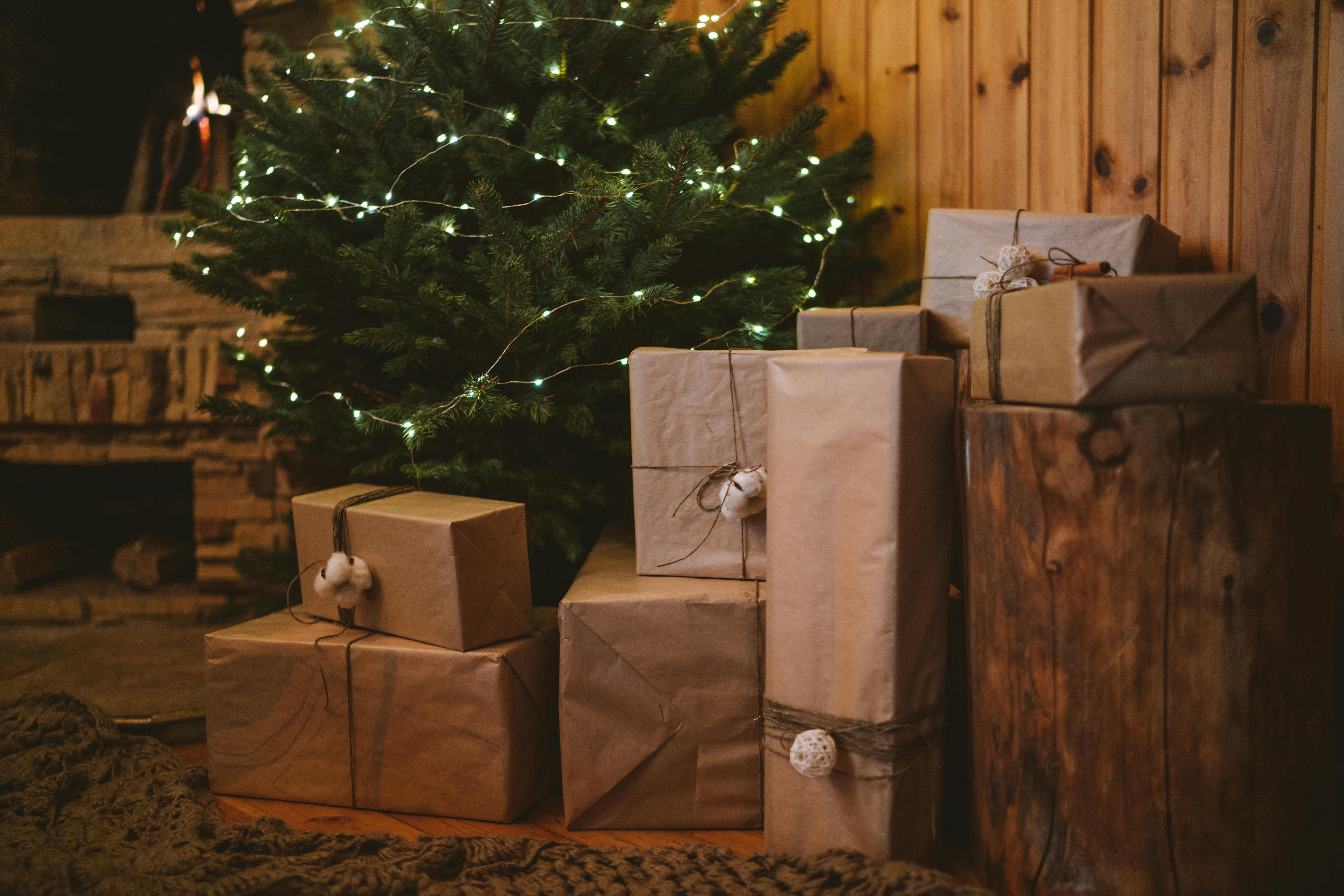 Gift Boxes Under the Christmas Tree · Free Stock Photo