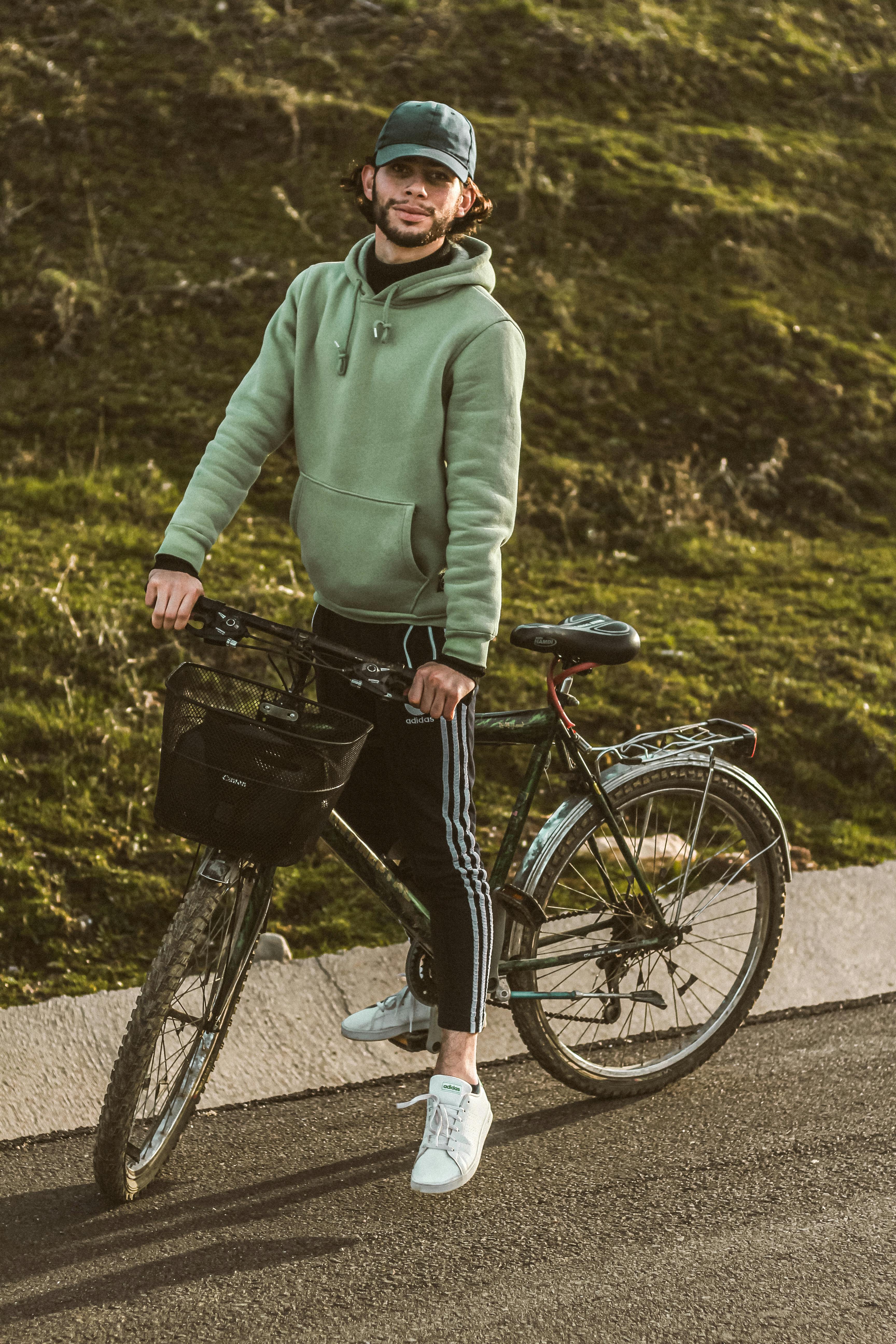 Man Riding a Bicycle · Free Stock Photo