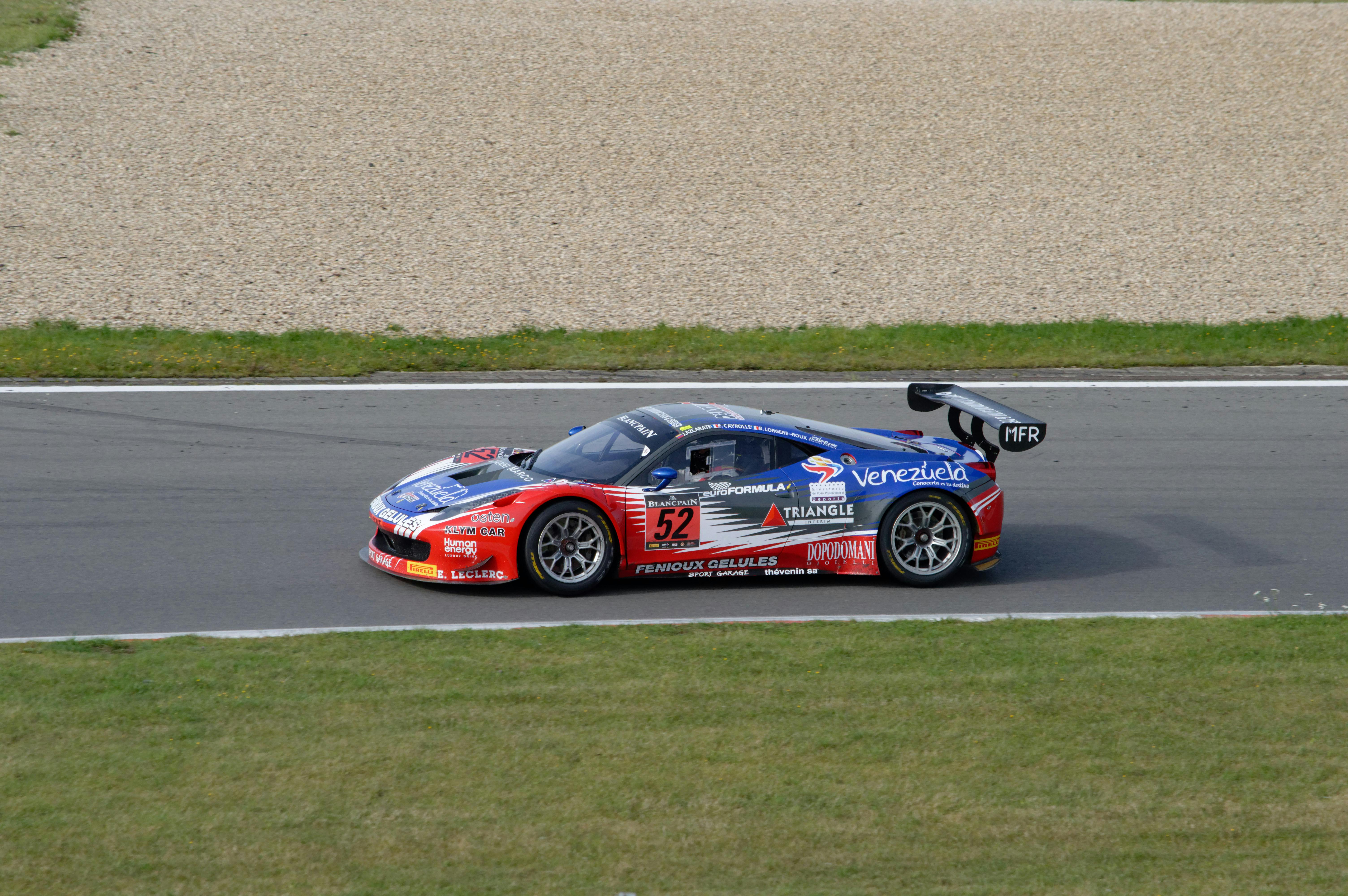 Sports Car on a Race Track · Free Stock Photo