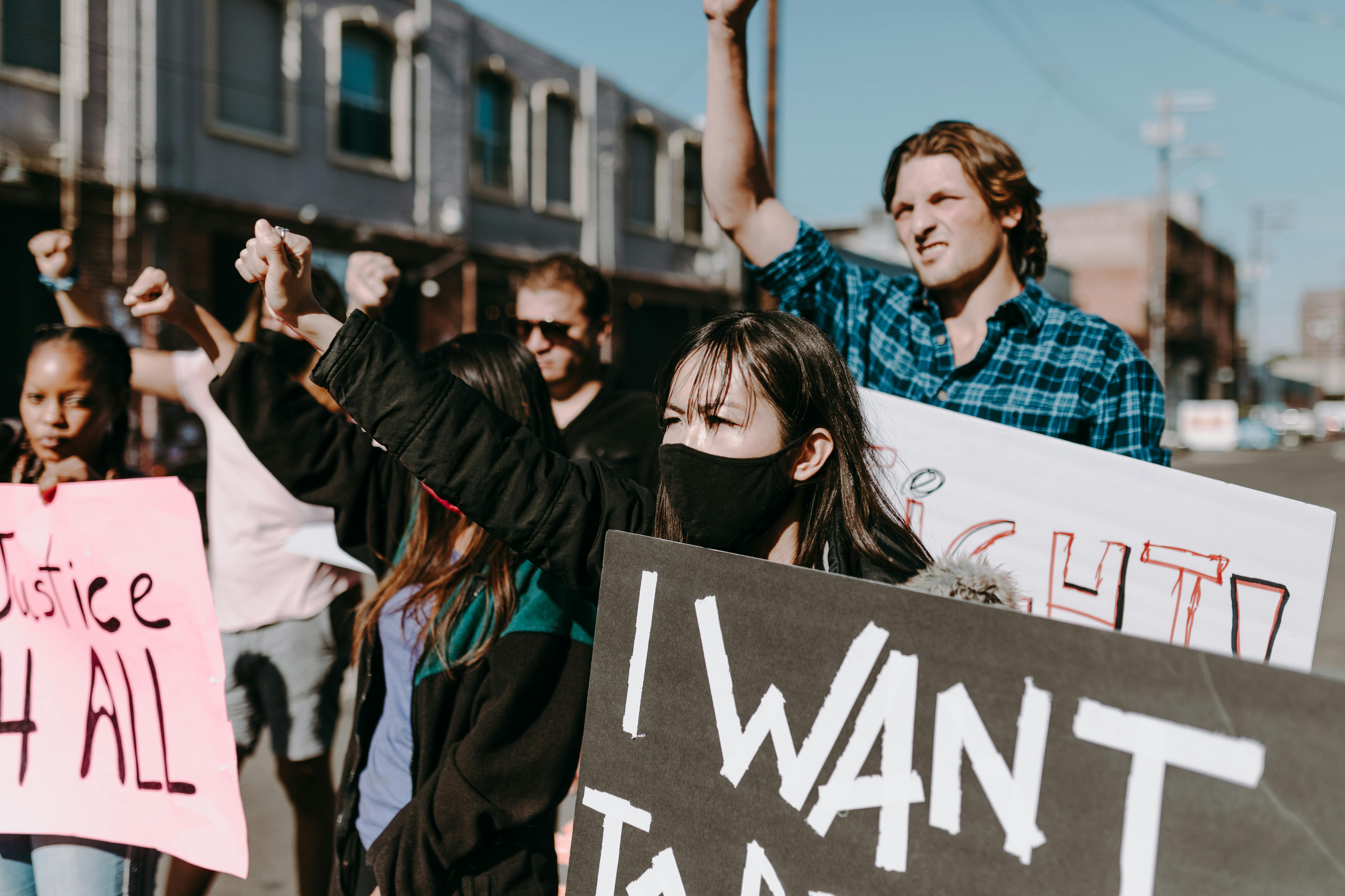 A People Protesting Together · Free Stock Photo