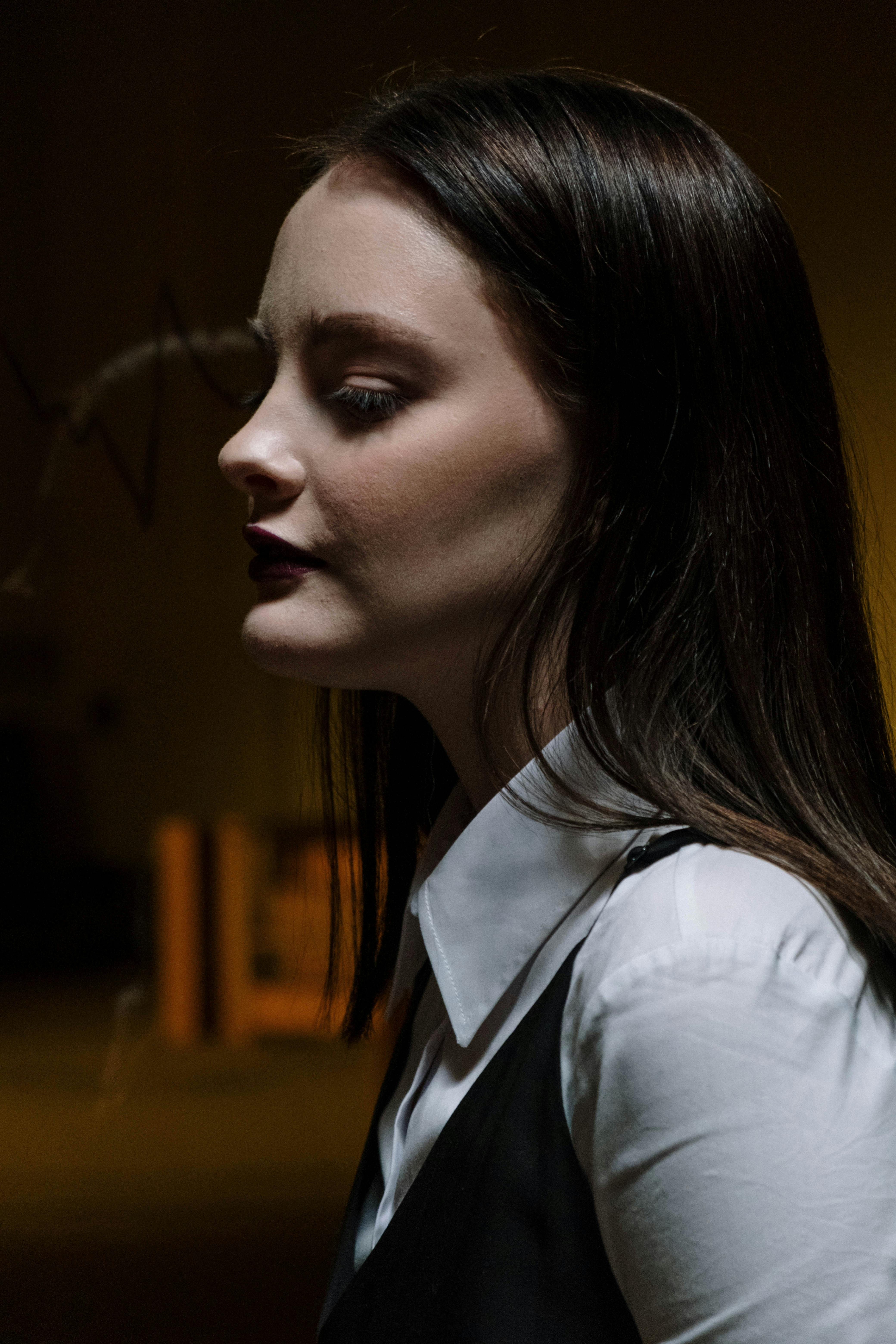 Close Up Shot of a Woman Face · Free Stock Photo