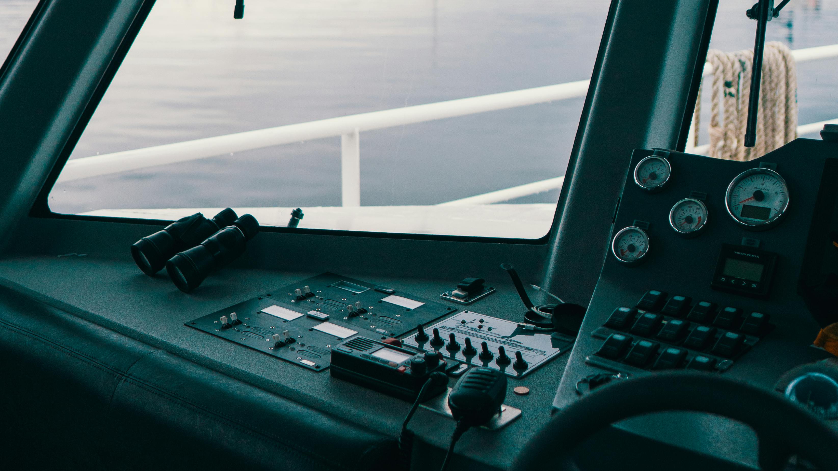 Bridge Controls of a Yacht · Free Stock Photo