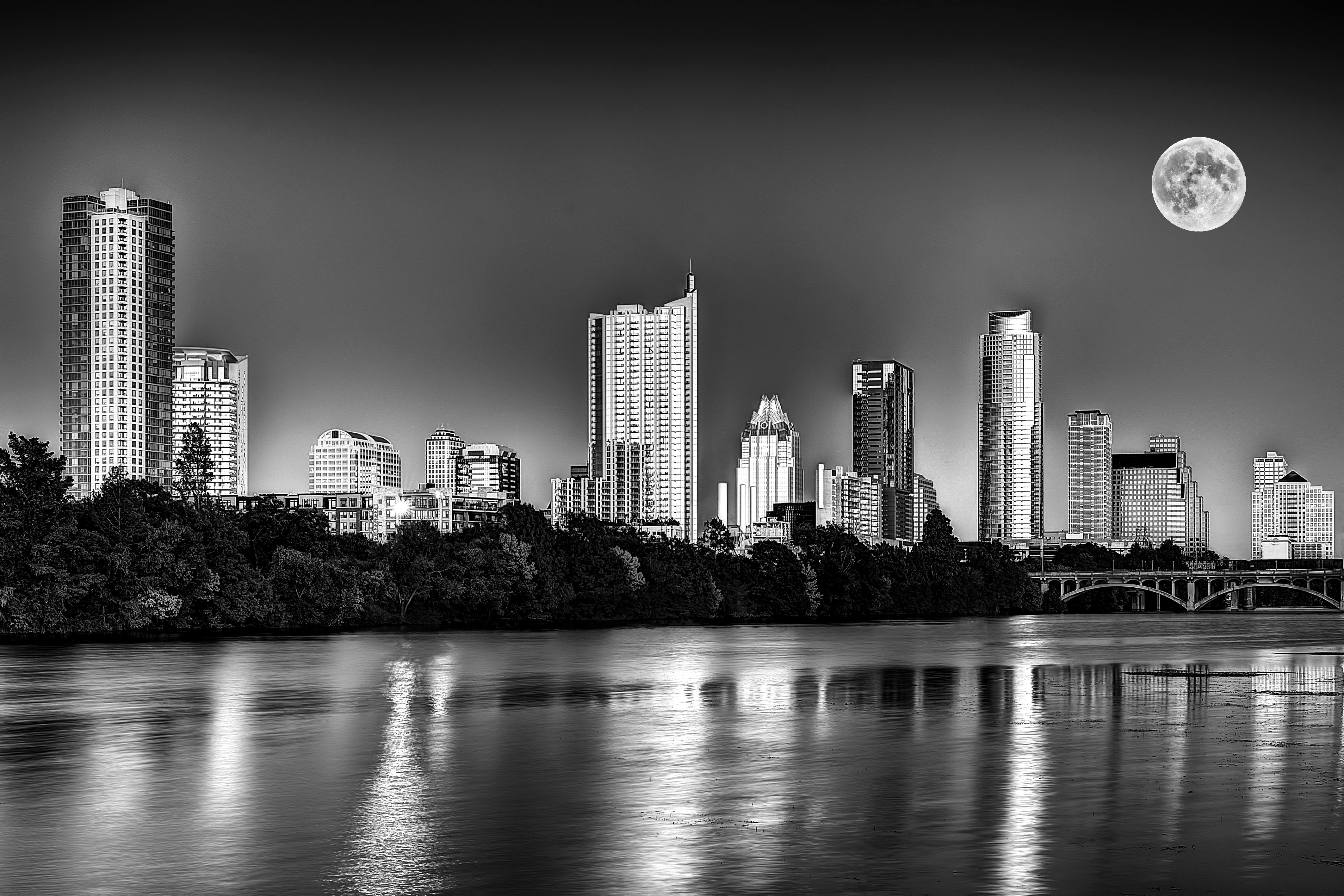 Grayscale City Photography