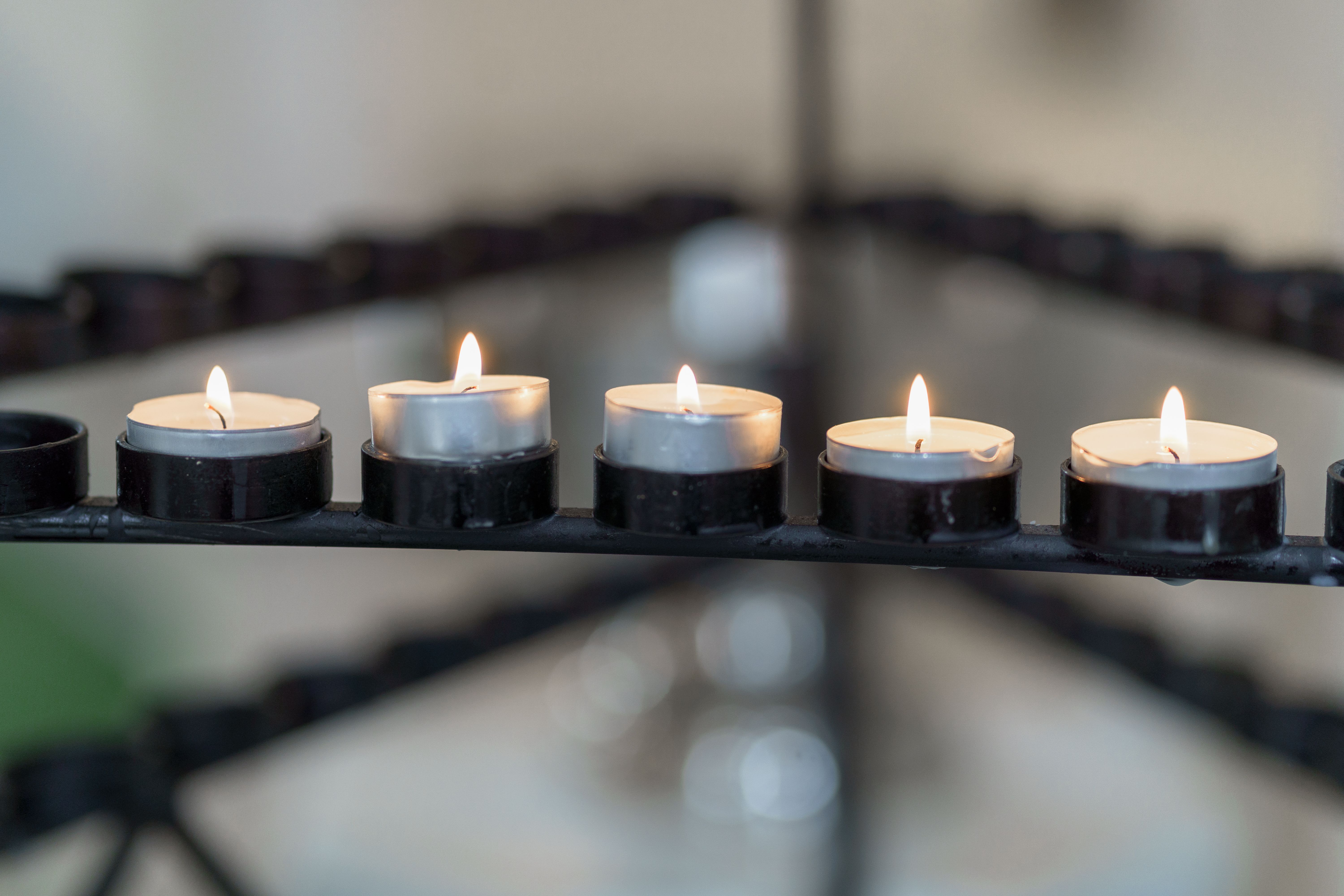 A Person Holding a Candle Holder · Free Stock Photo