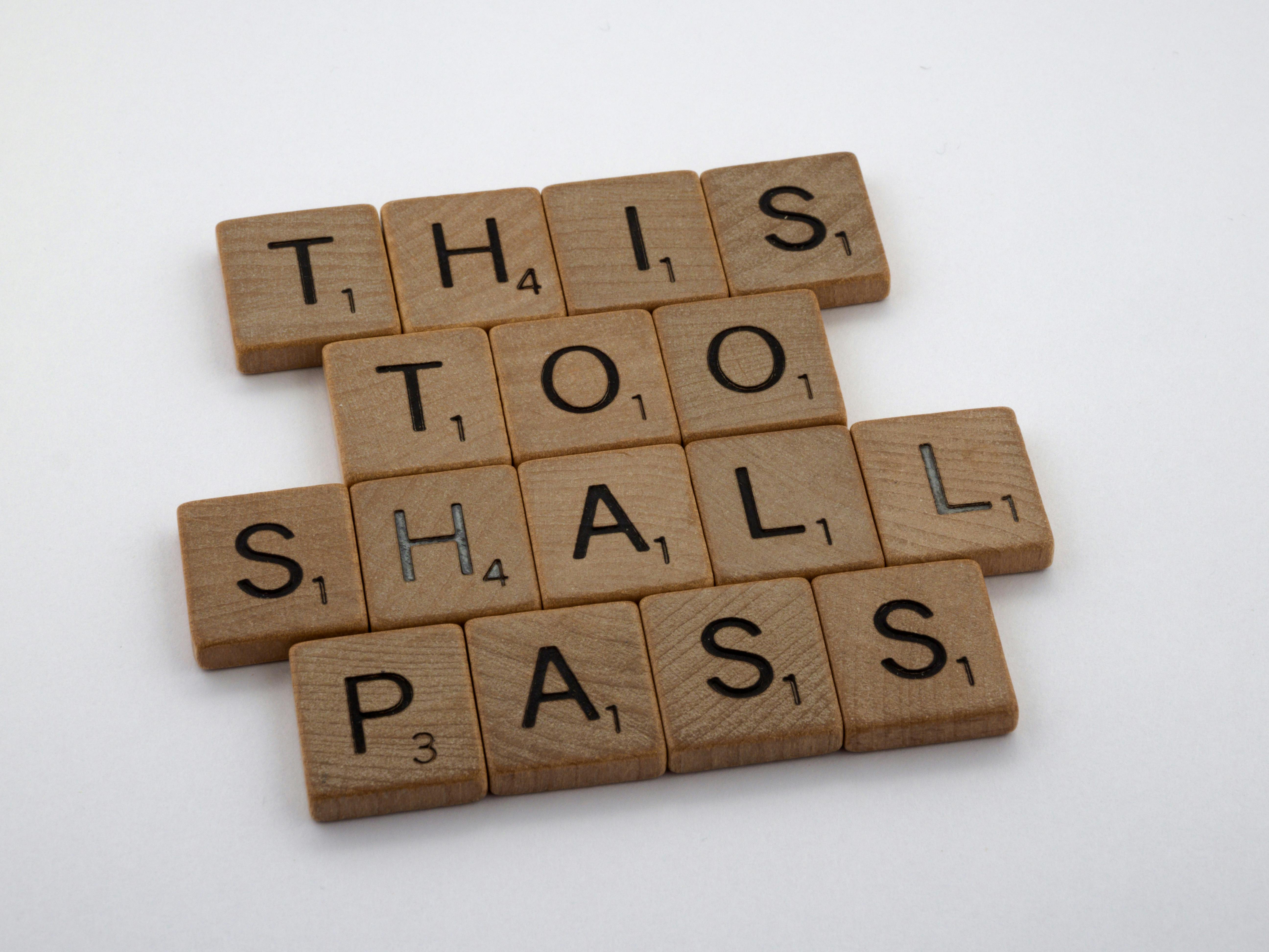 Scrabble Pieces Arranged into Inspirational Message · Free Stock Photo