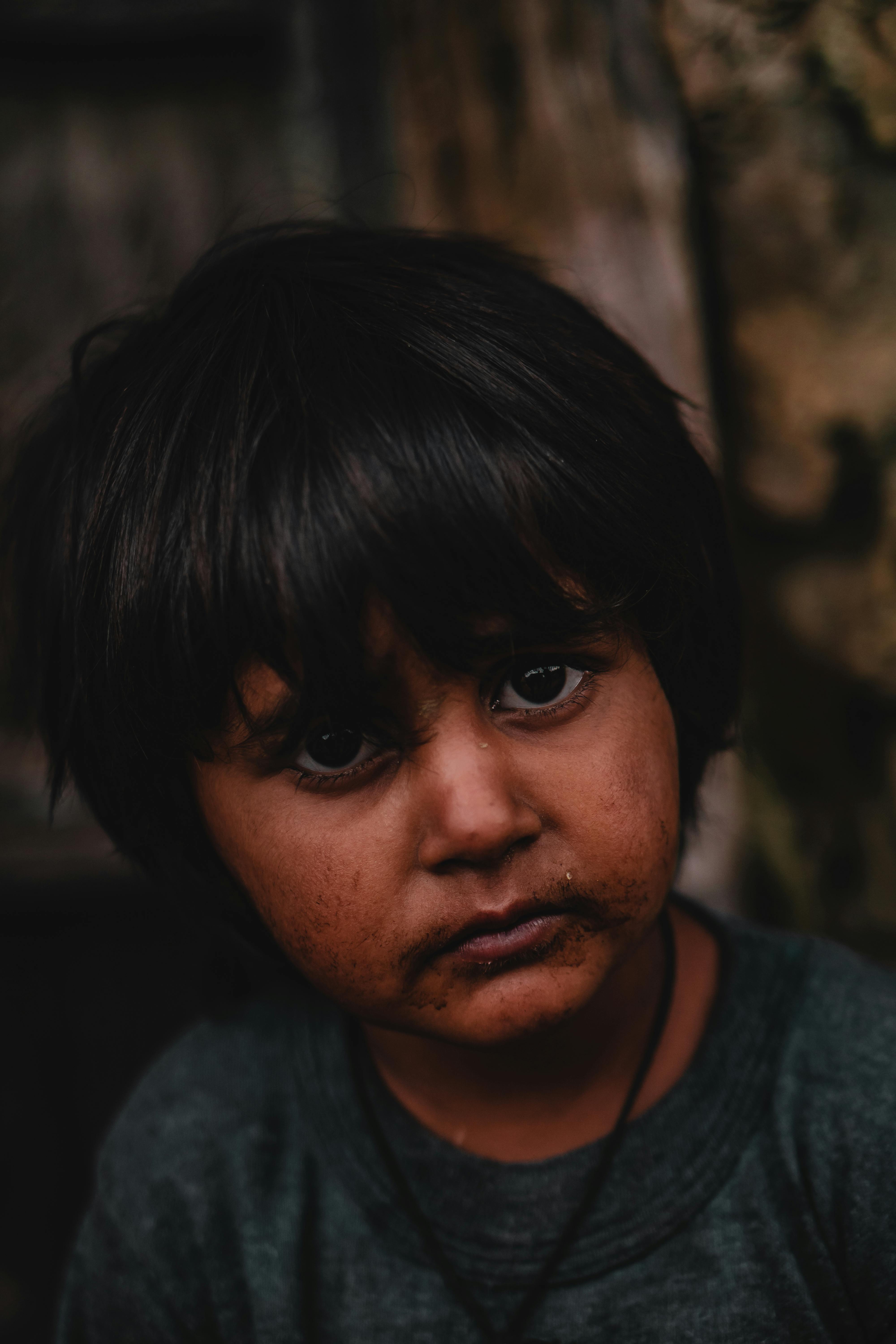 Close Up Photo of a Boy Crying · Free Stock Photo