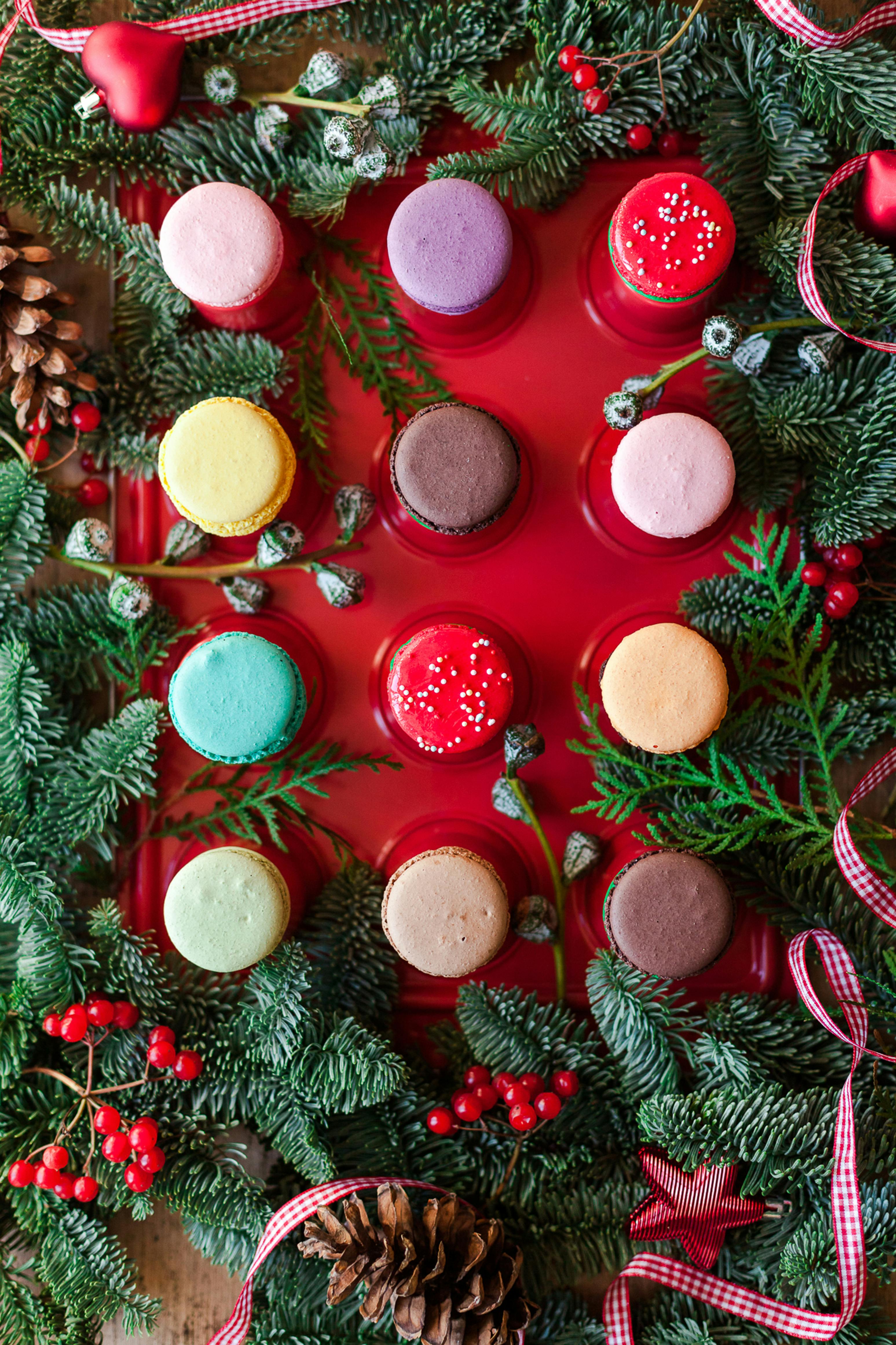 Various sweets presented on cafeteria counter · Free Stock Photo