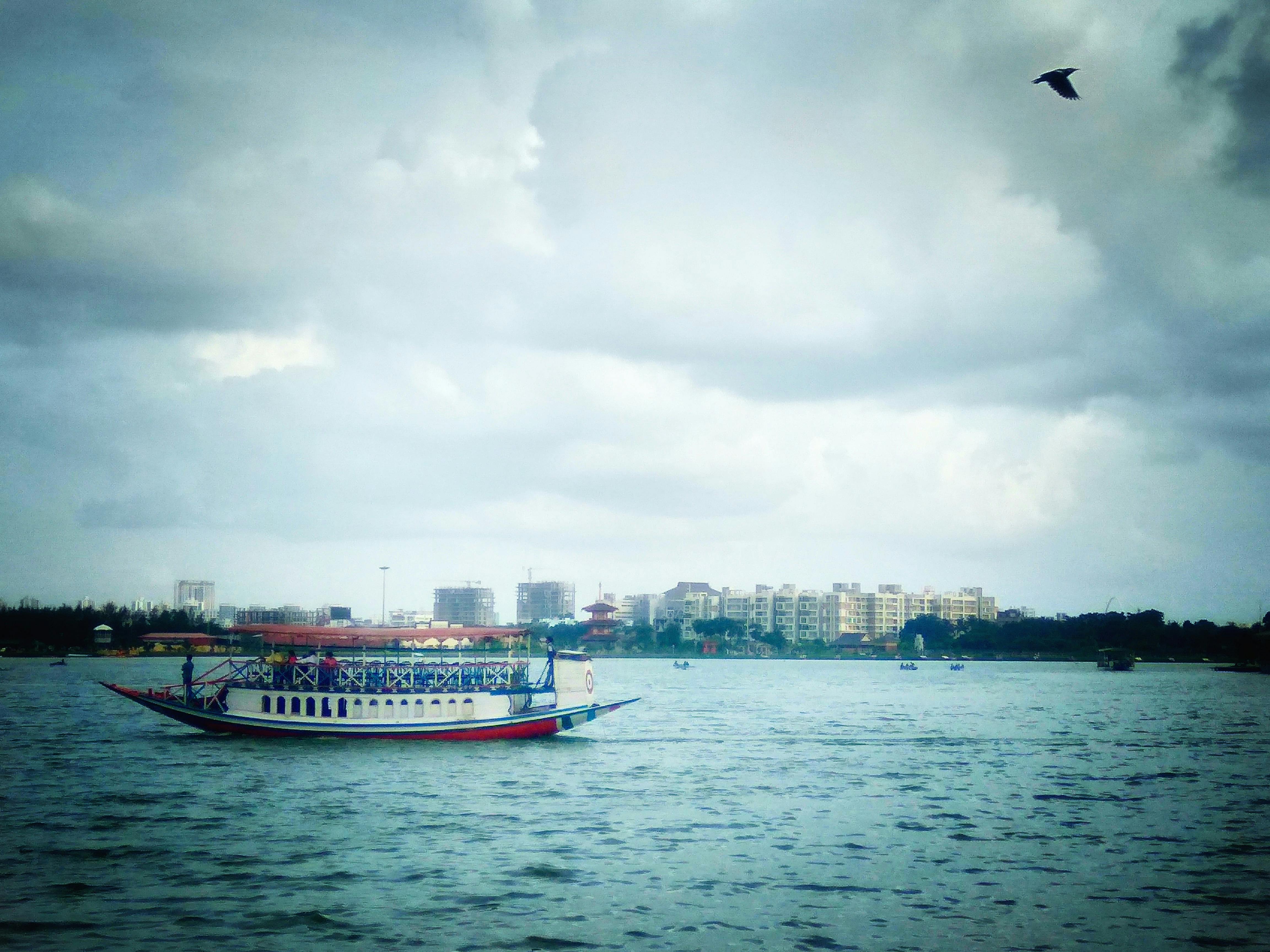 Free stock photo of blue, blue water, cruise ship
